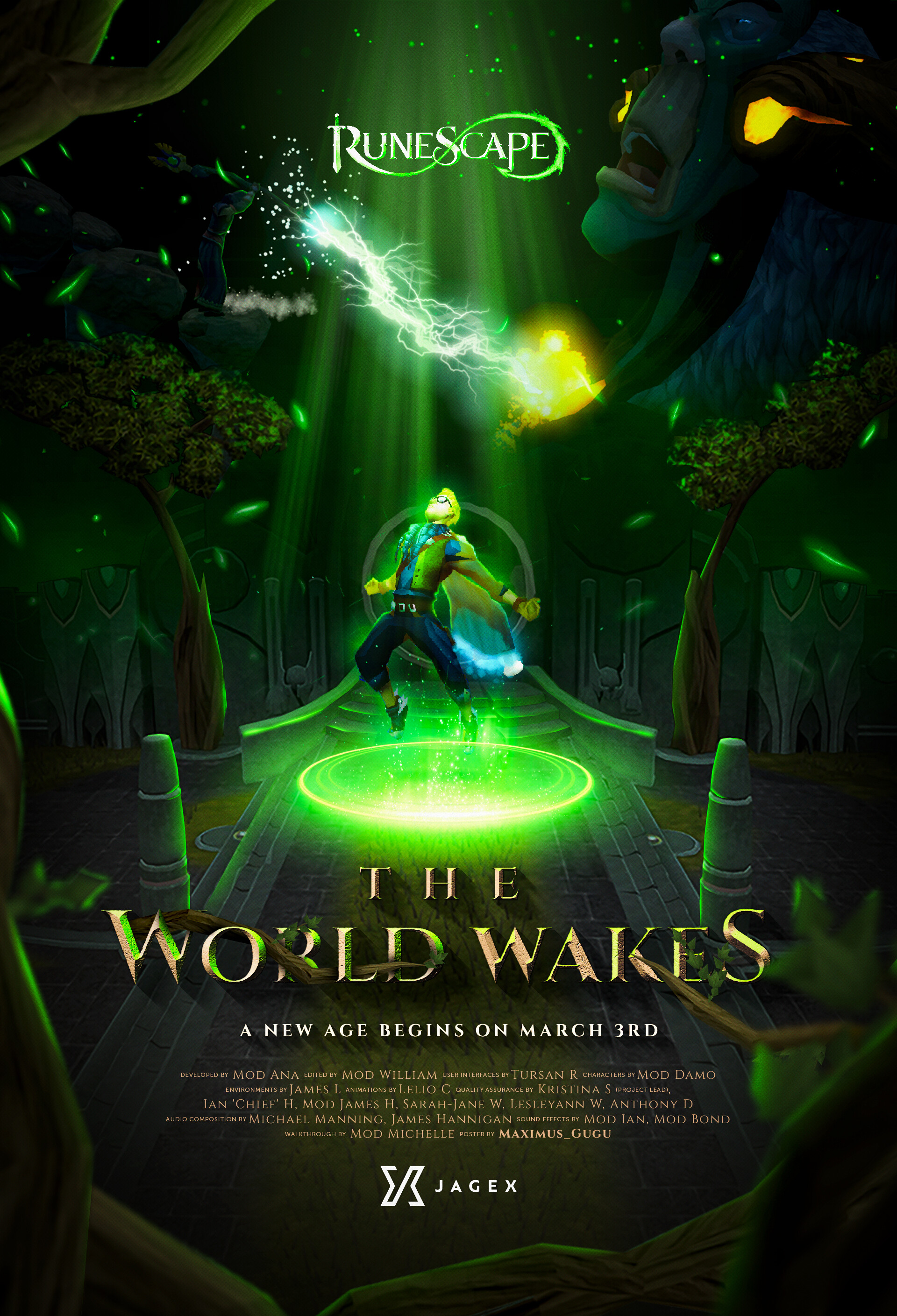 ArtStation - The World Wakes Poster