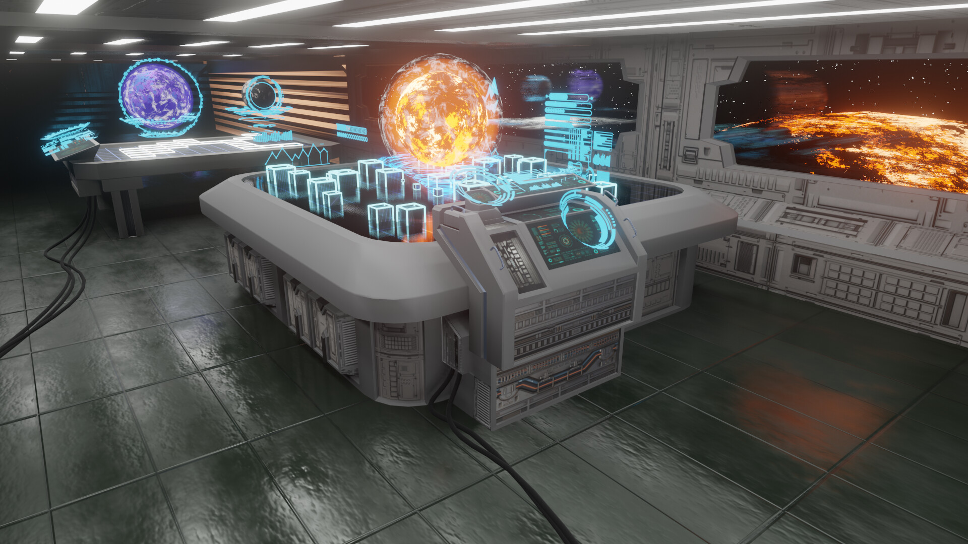 ArtStation - Planet Detector Room