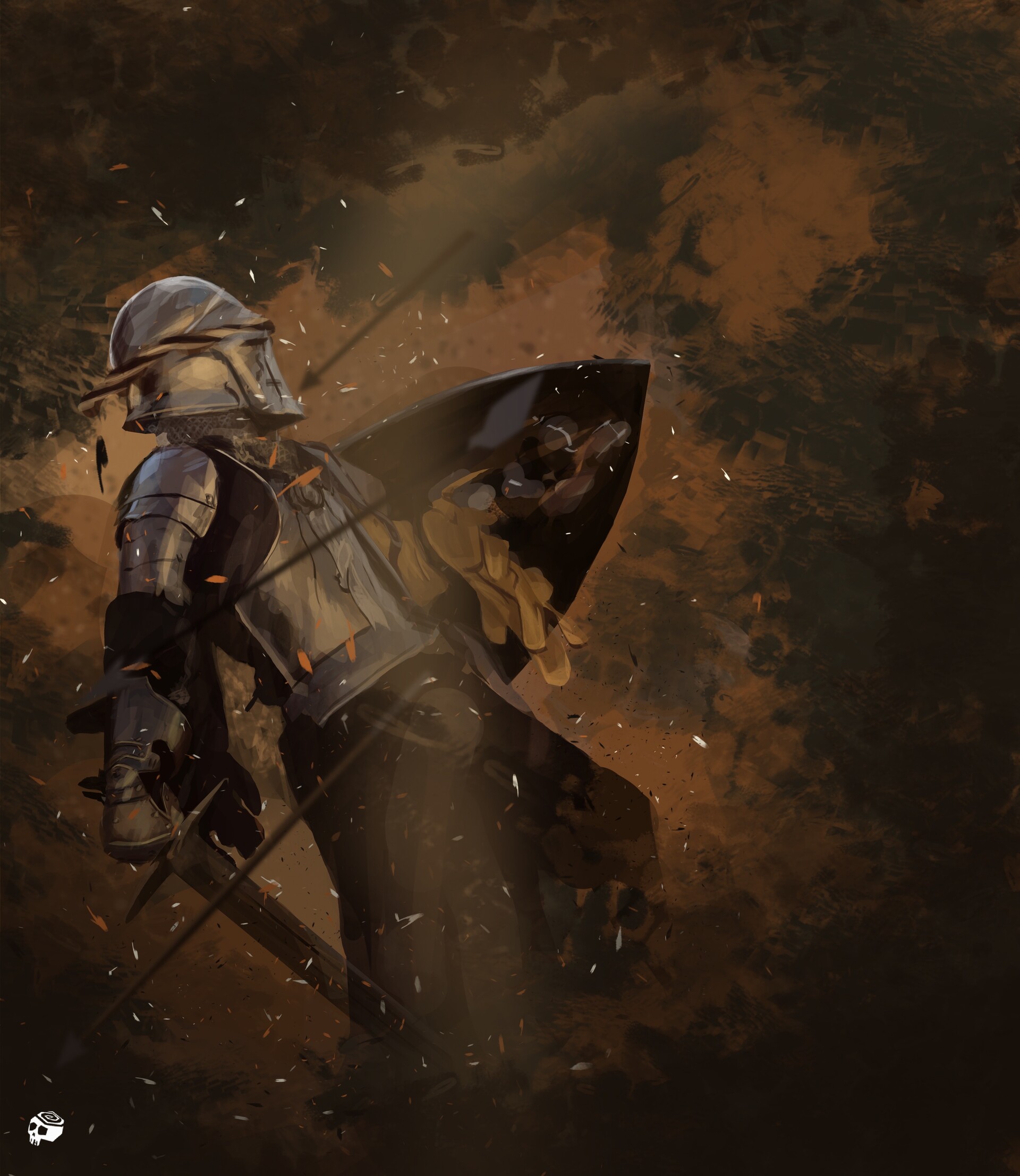 ArtStation - Sketch of Knight