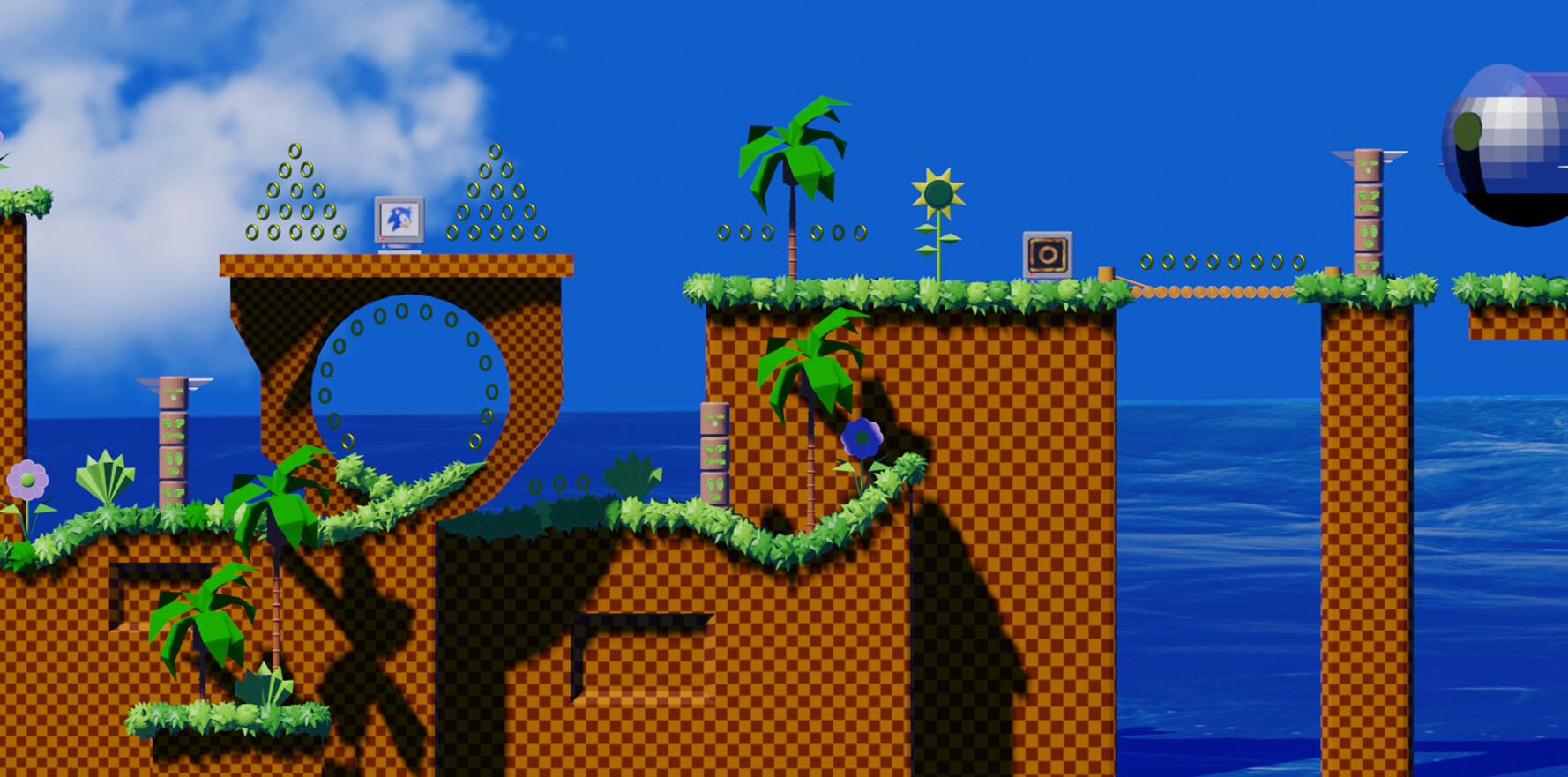 Sonic Green Hill Zone Background