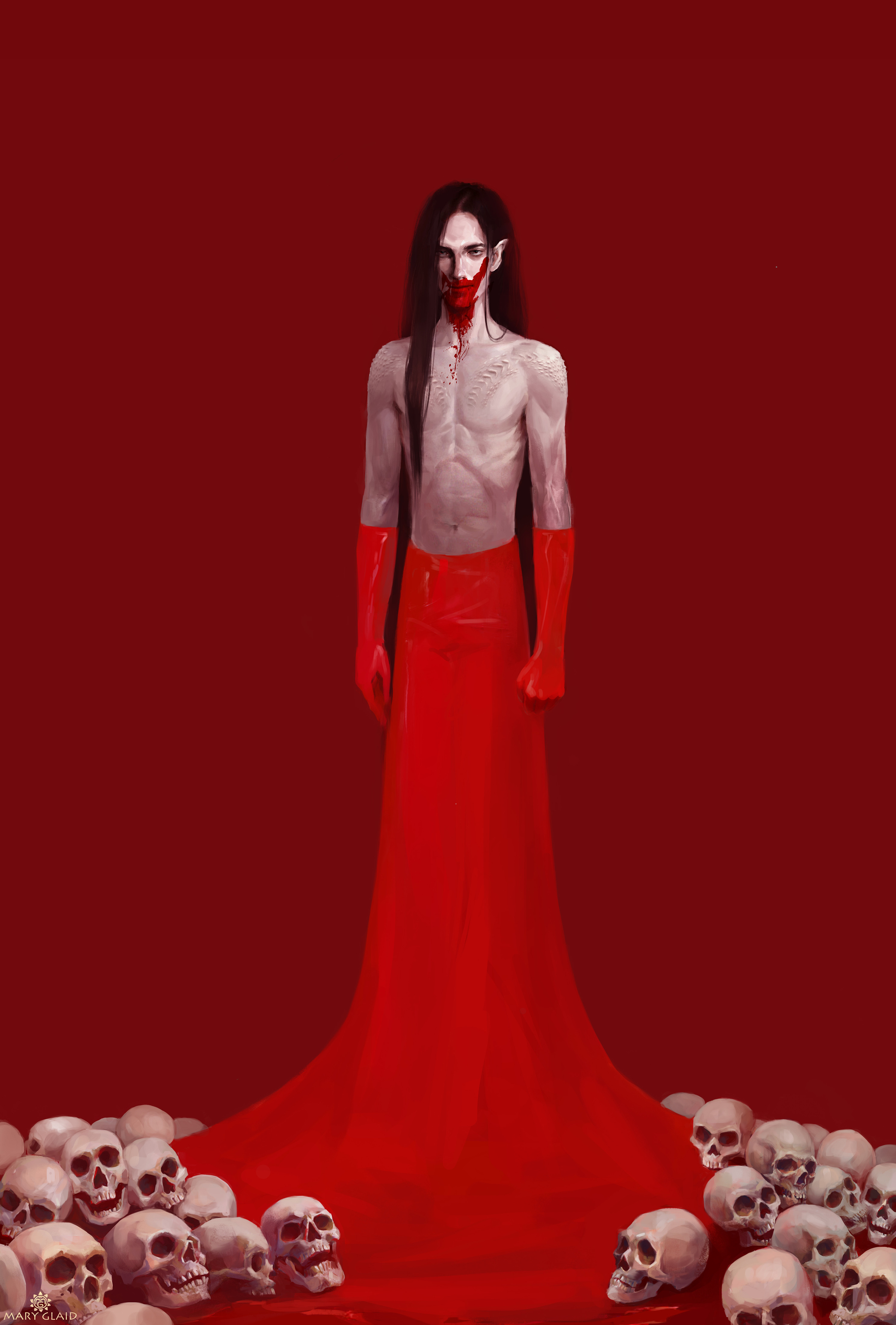 Vampire by Mary Glaid : r/ImaginaryVampires