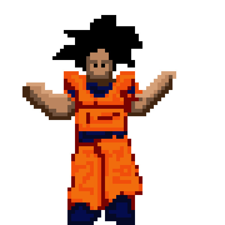 Artstation Goku Ssj God Pixel