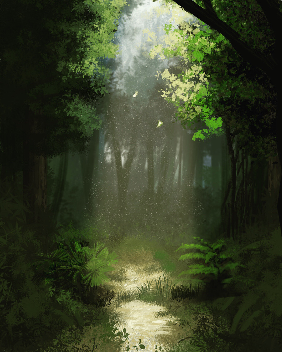 ArtStation - Forest Study