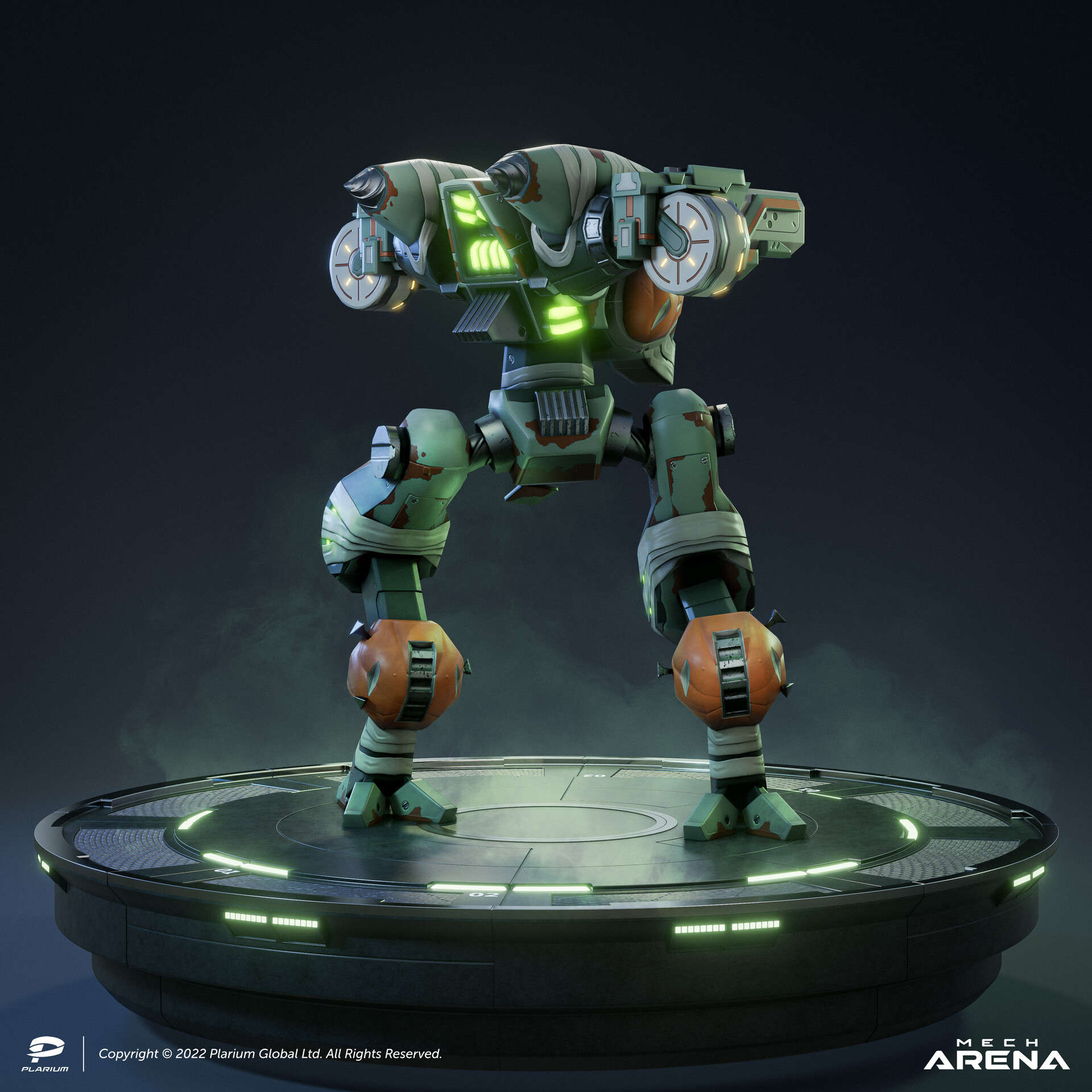 George Shaposhnikov - Mech Arena - Cheetah Halloween Skin