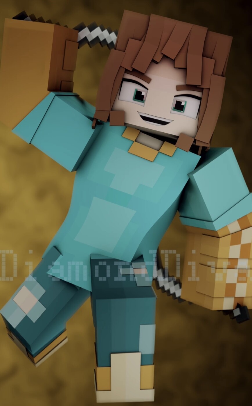 ArtStation - Minecraft Render