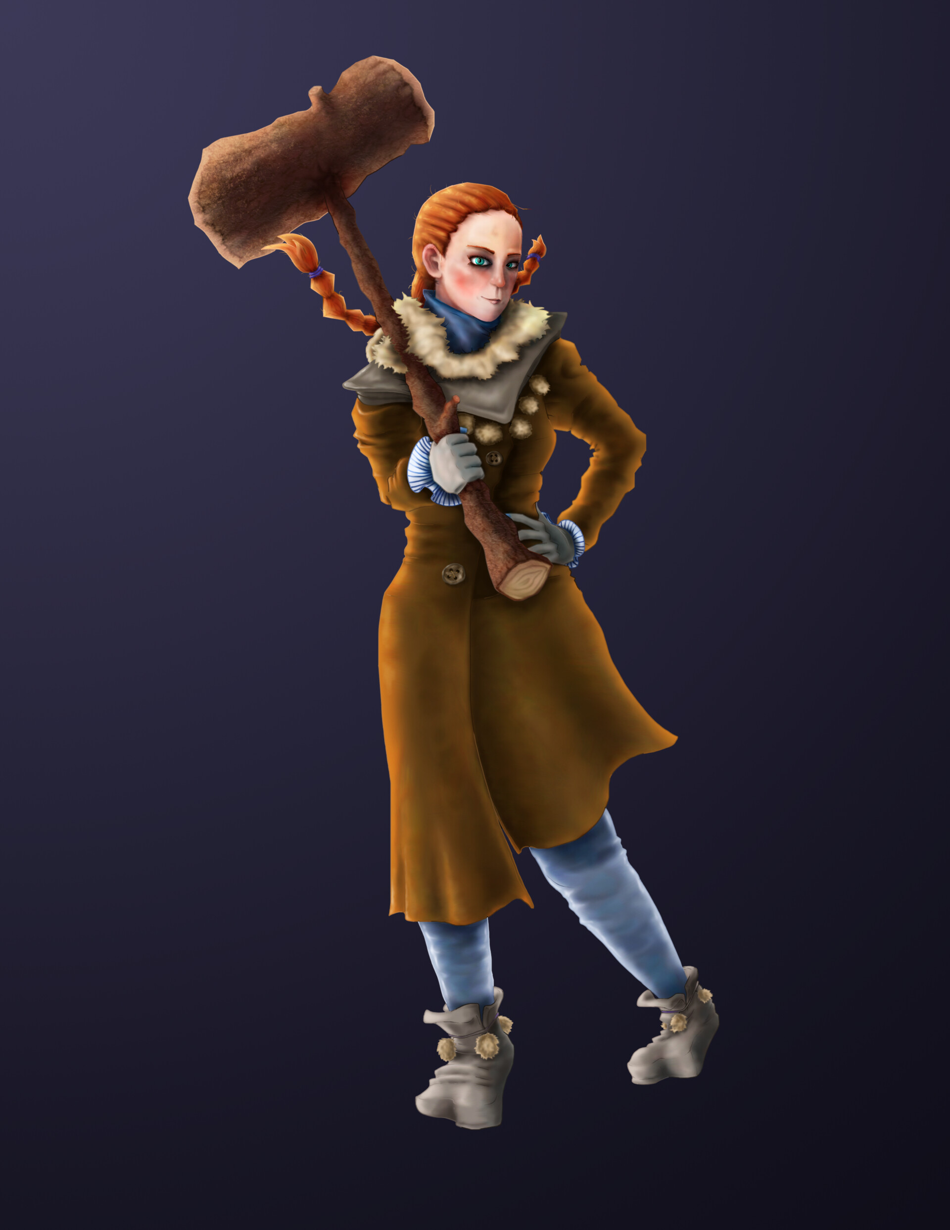 ArtStation - Fie 2D render and turnaround