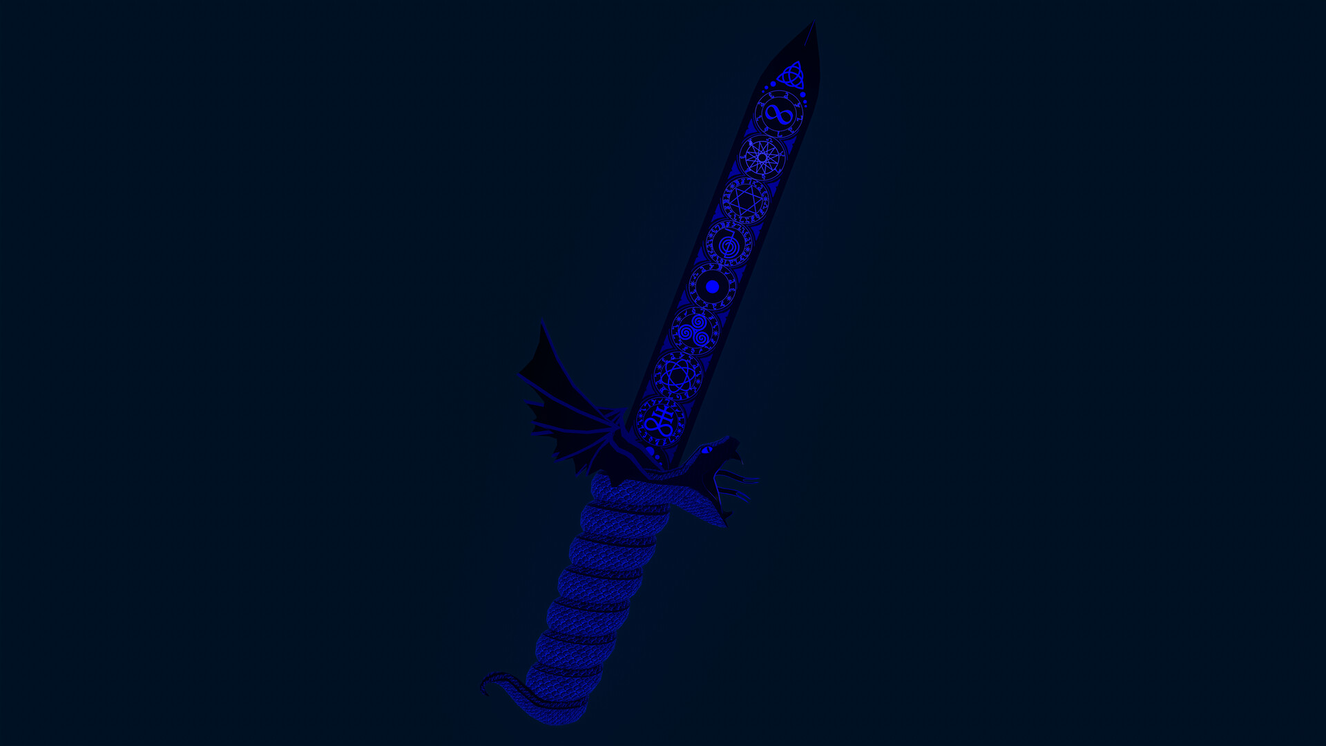 ArtStation - Dagger with snake