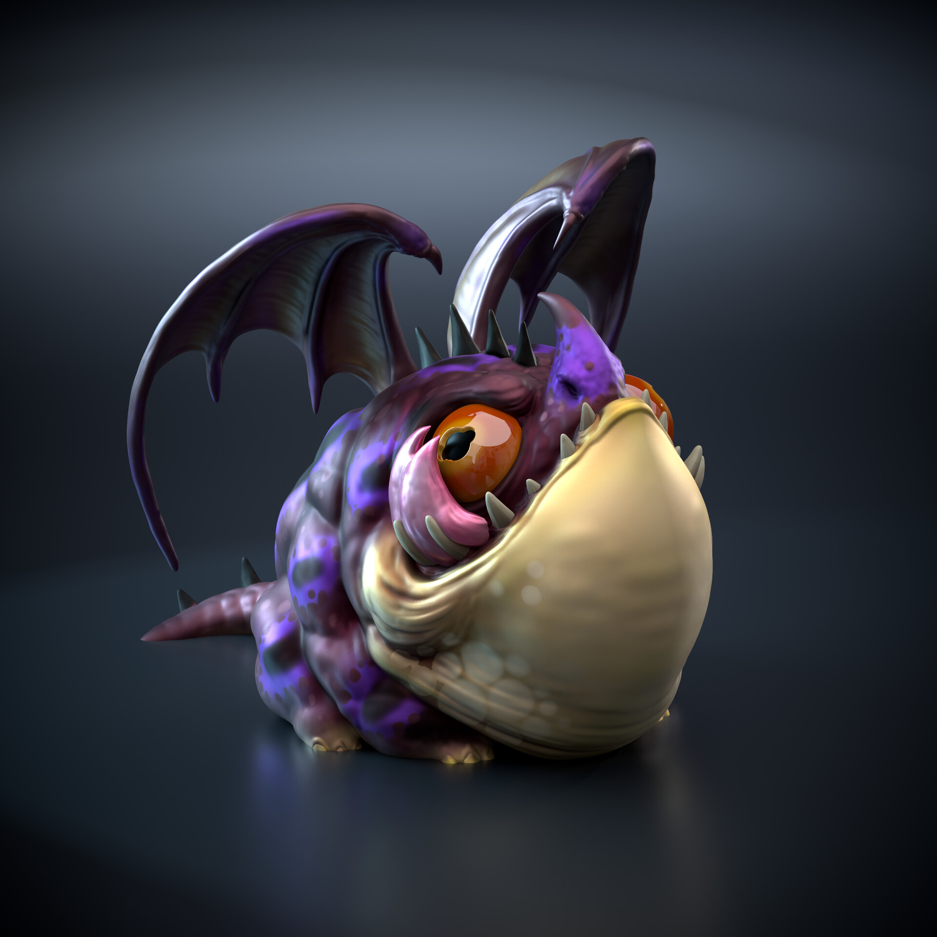 ArtStation - My little dragon from cartoon "How to Train Your Dragon."