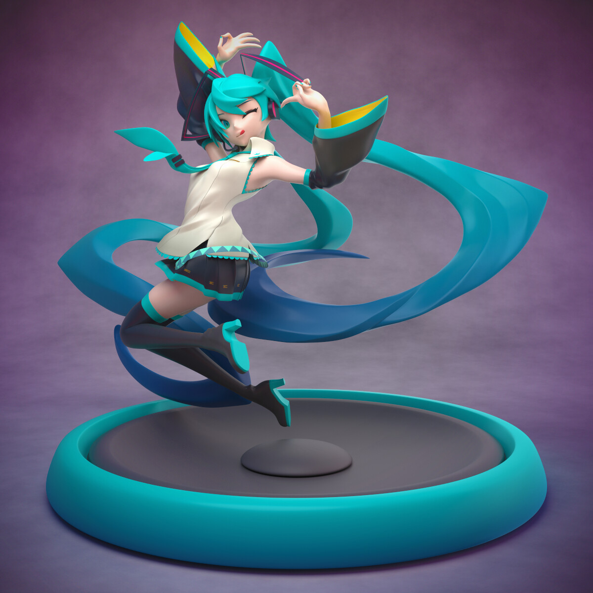 ArtStation - Hatsune Miku by Iwato