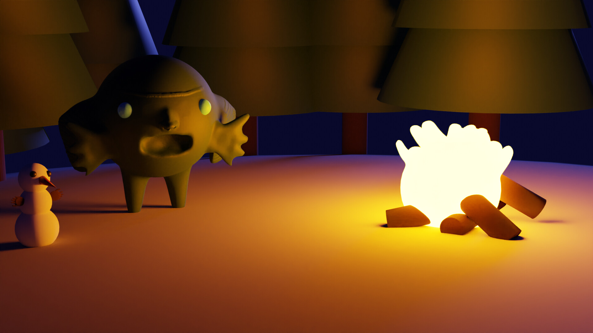 ArtStation - Campfire Friends