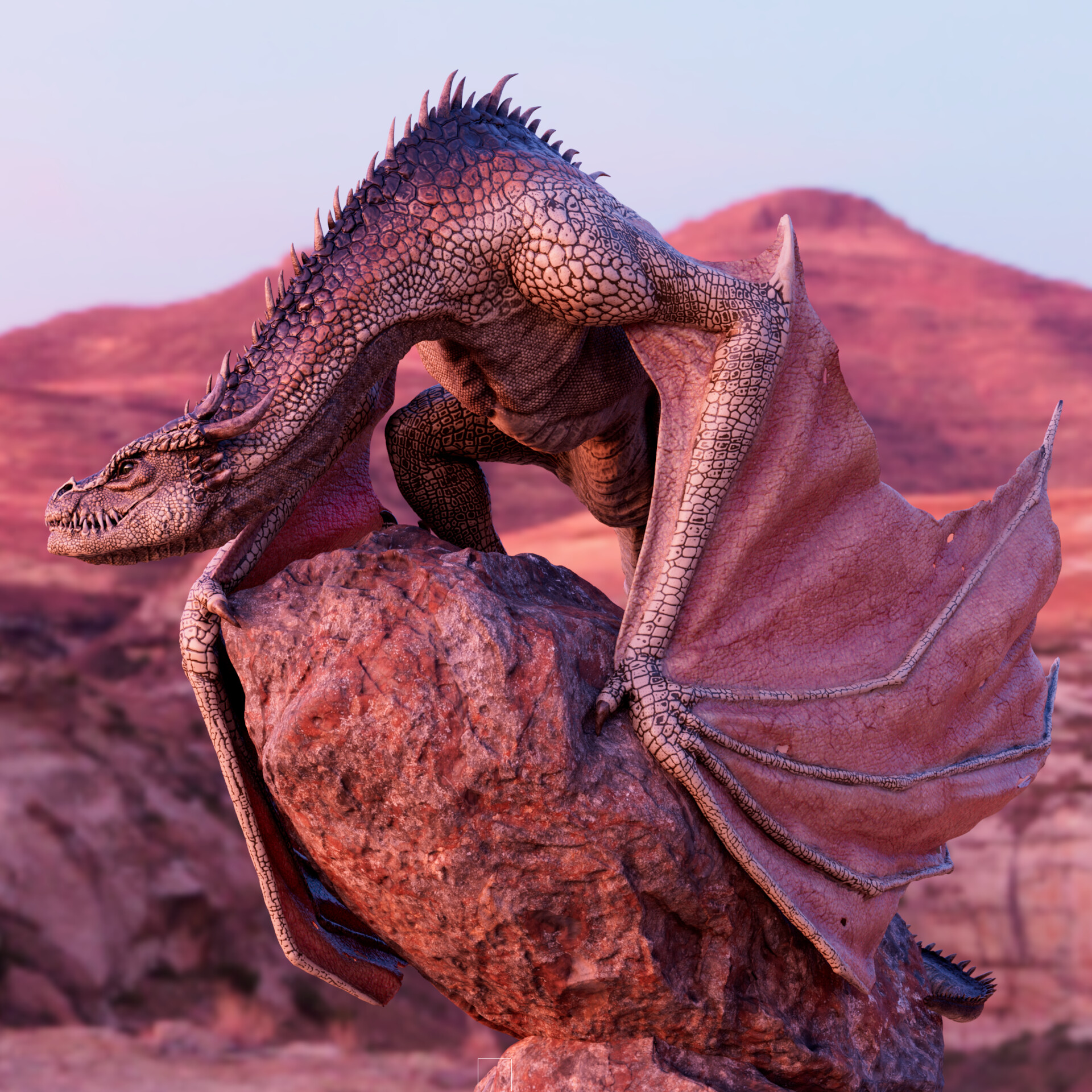ArtStation - The Desert Dragon