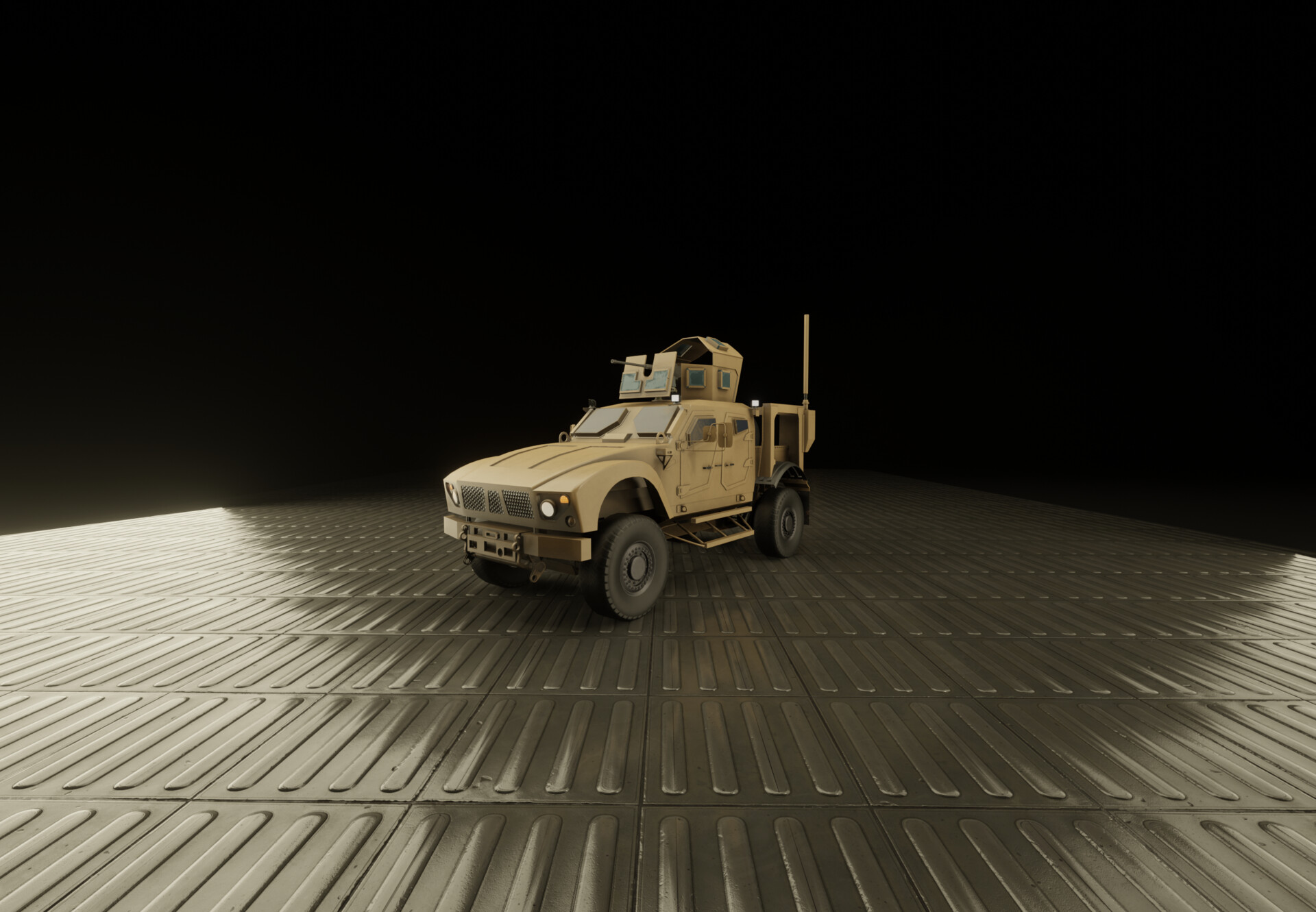 ArtStation - MRAP armoured vehicle