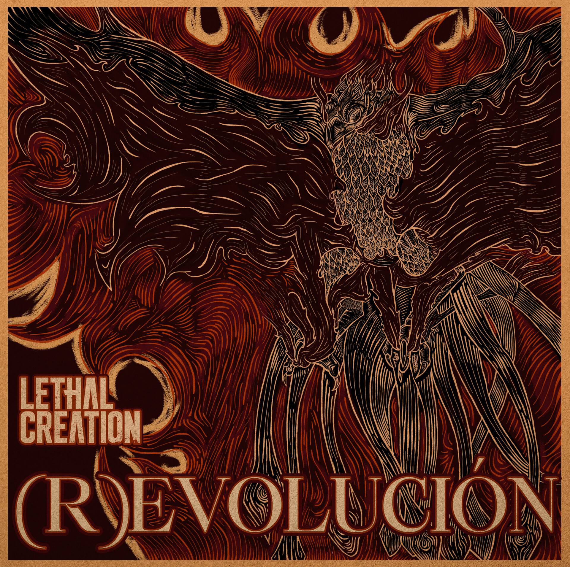 ArtStation - COVERT ART FOR THE GROOVE ALTERNATIVE METAL BAND LETHAL CREATION