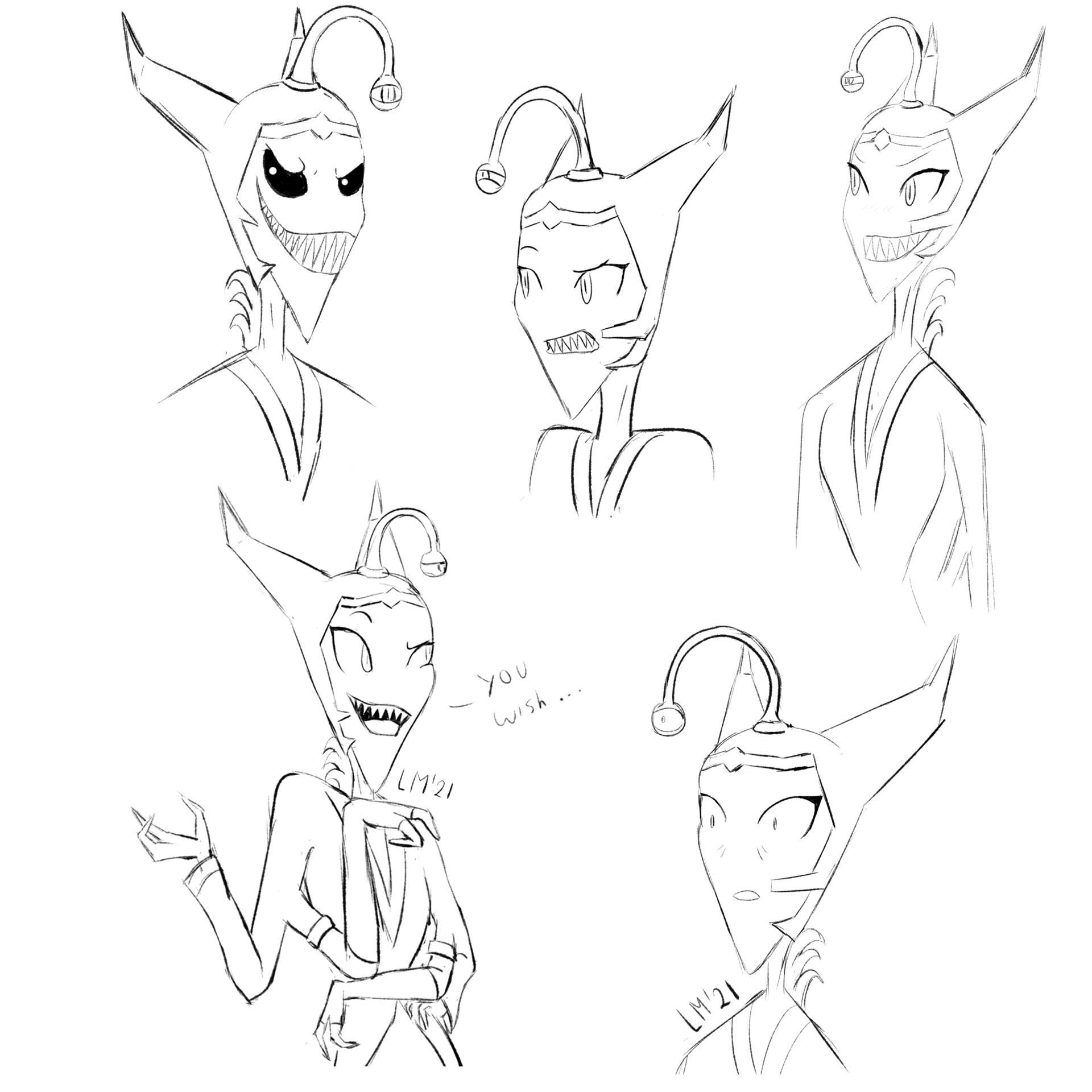 ArtStation - Alien expressions study