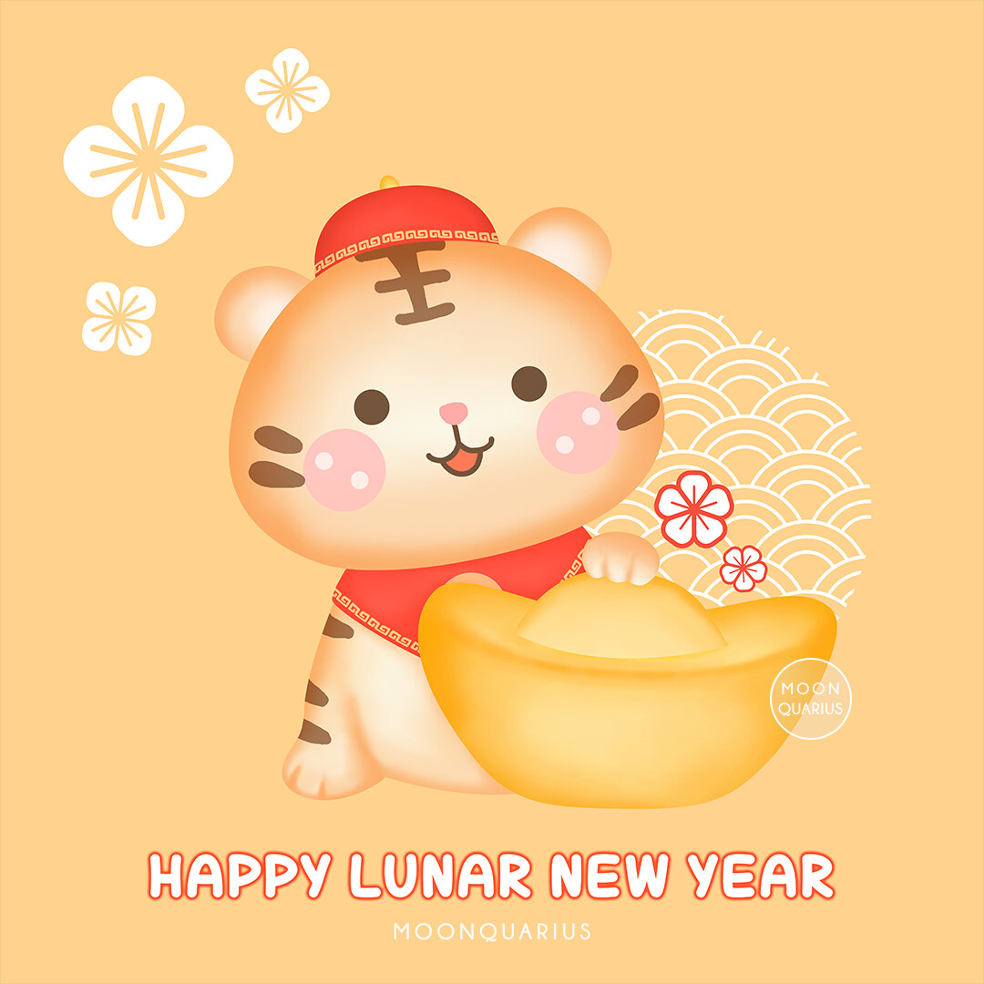 ArtStation - Happy Chinese New Year - Tiger