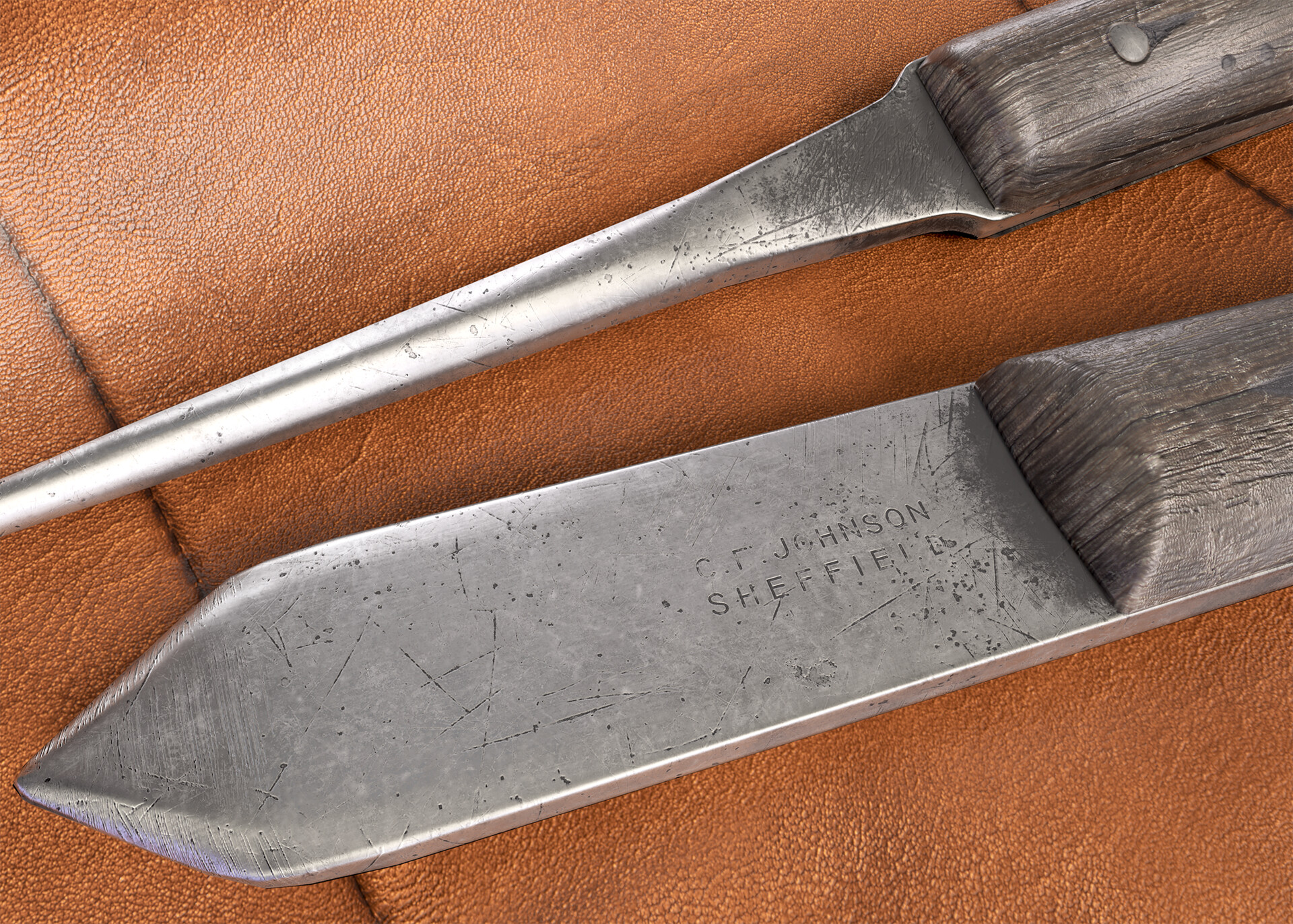 ArtStation - C.F. Johnson Hafted Marking Knife