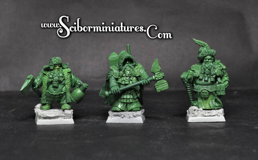 ArtStation - Dwarves - miniatures