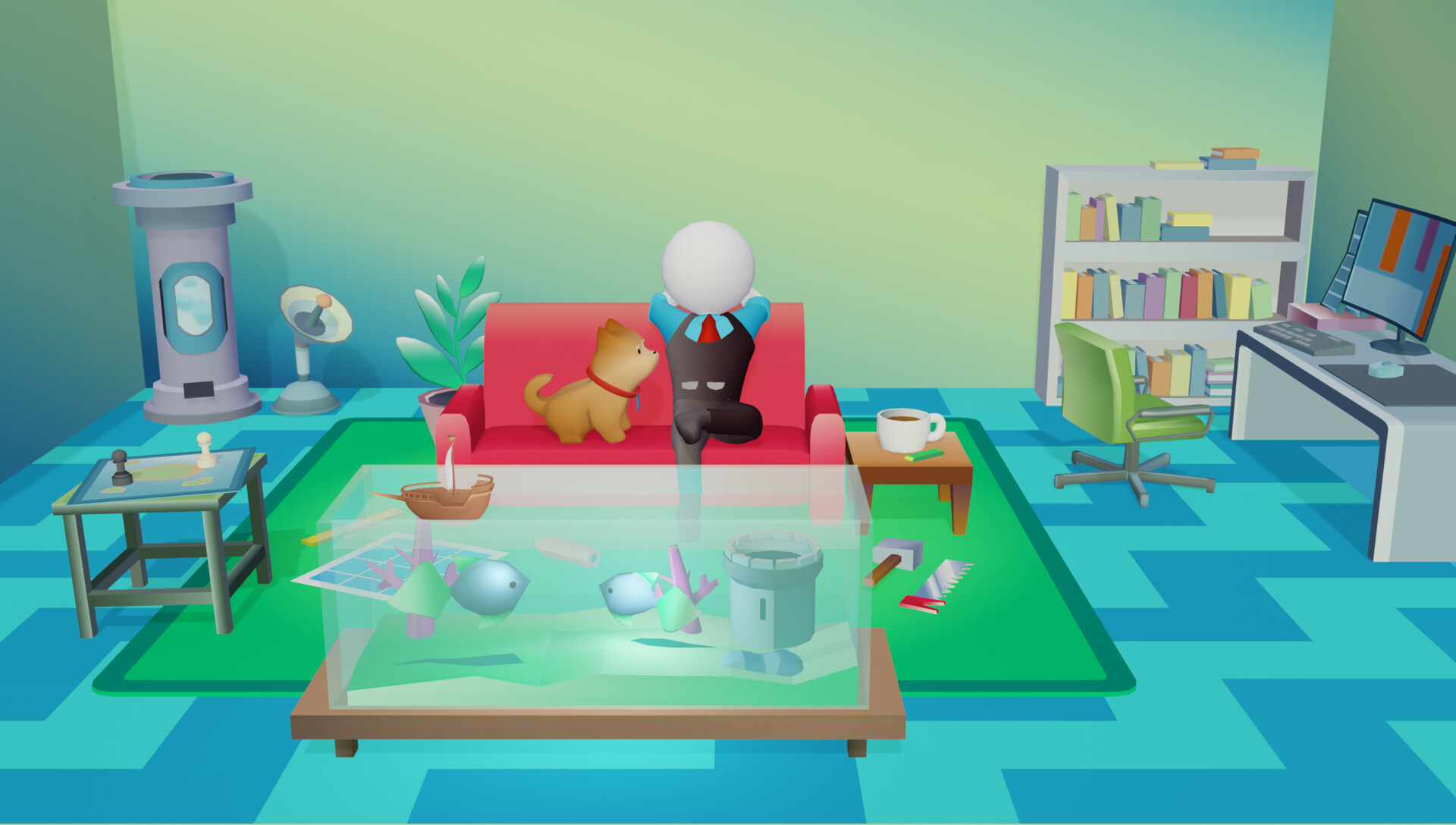 ArtStation - Squad Alpha Game Modelling Experiment