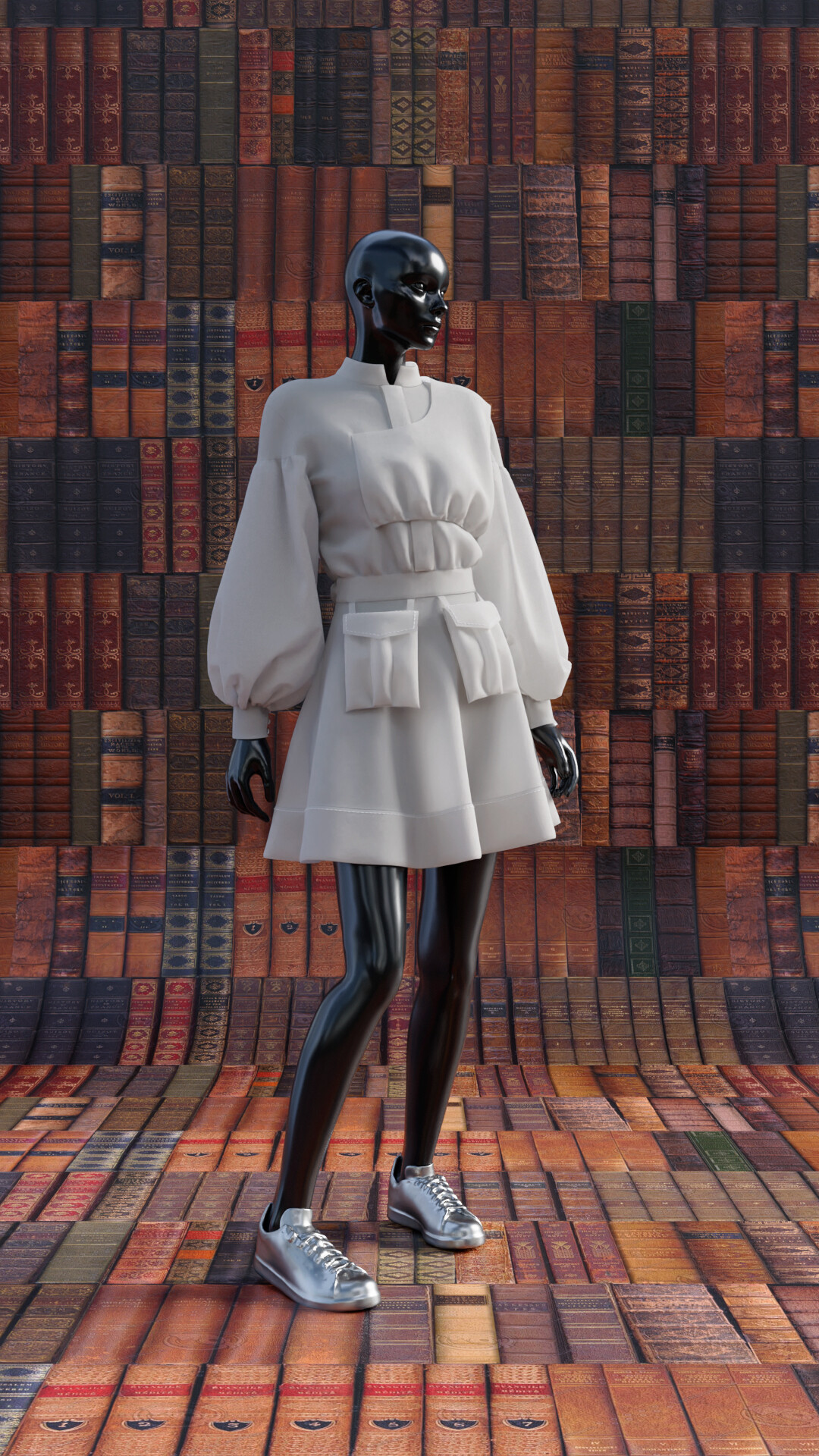 ArtStation - Modern wedding dress.