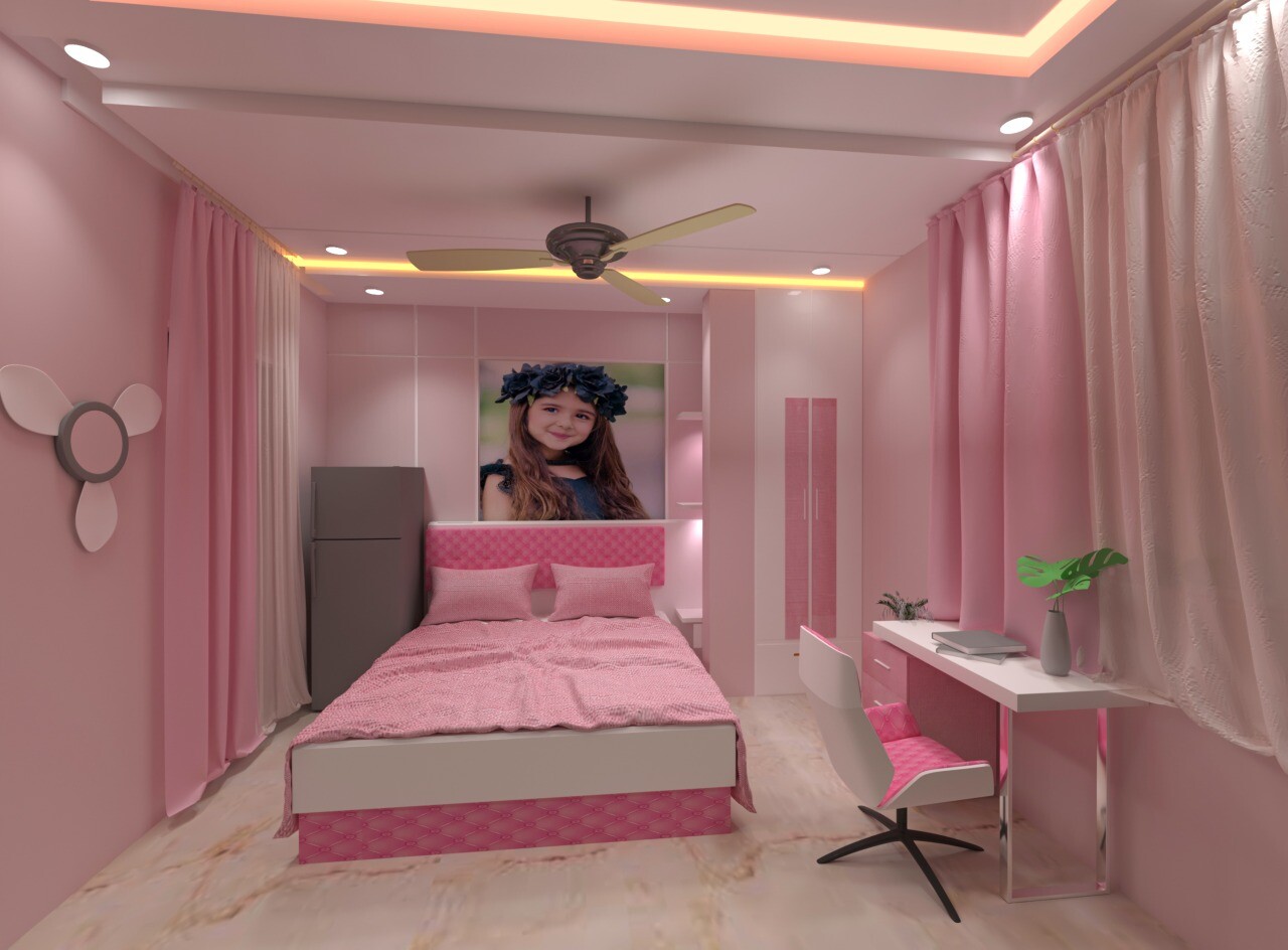 ArtStation - Girls bedroom