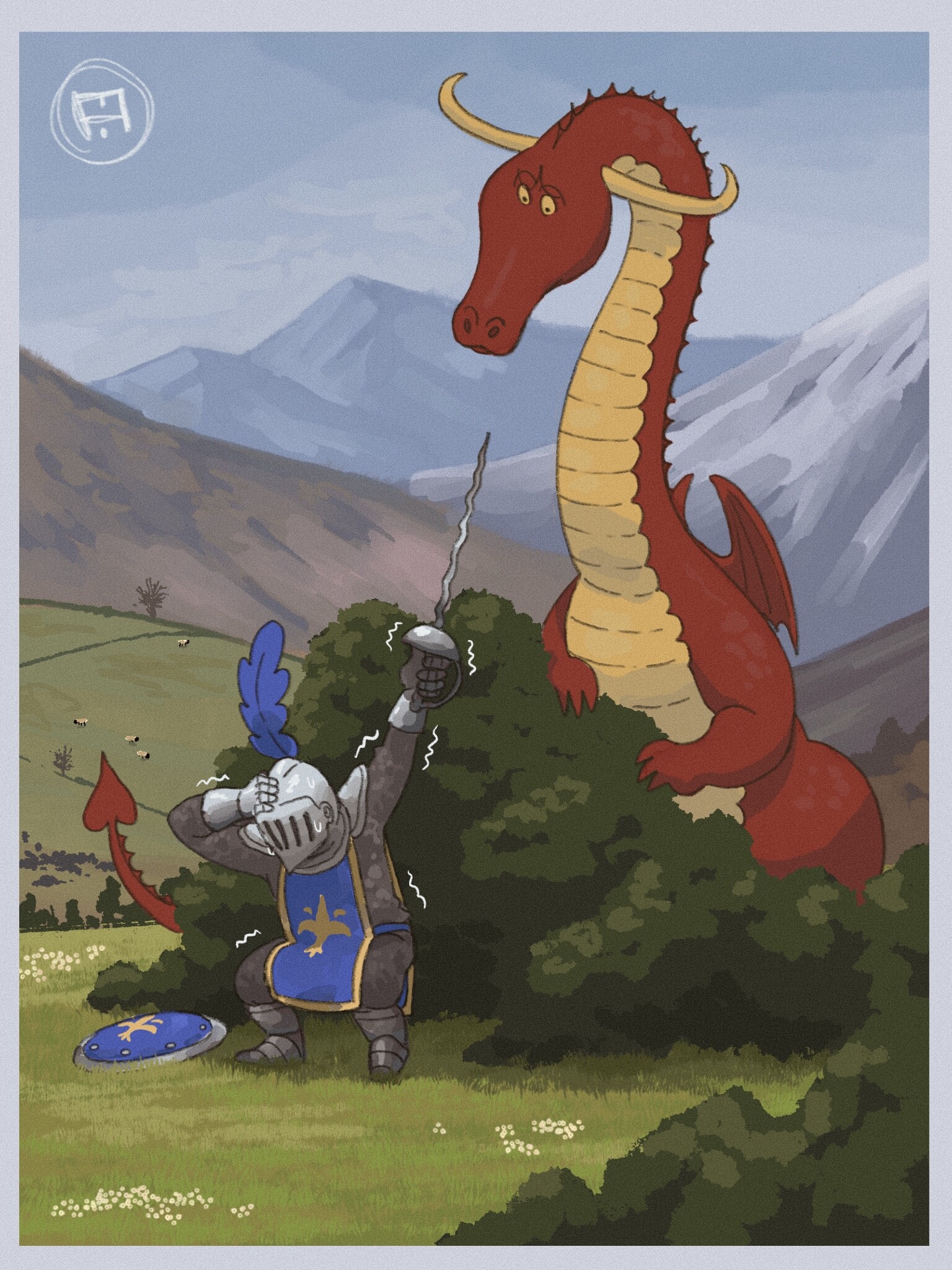 ArtStation - Cowardly knight