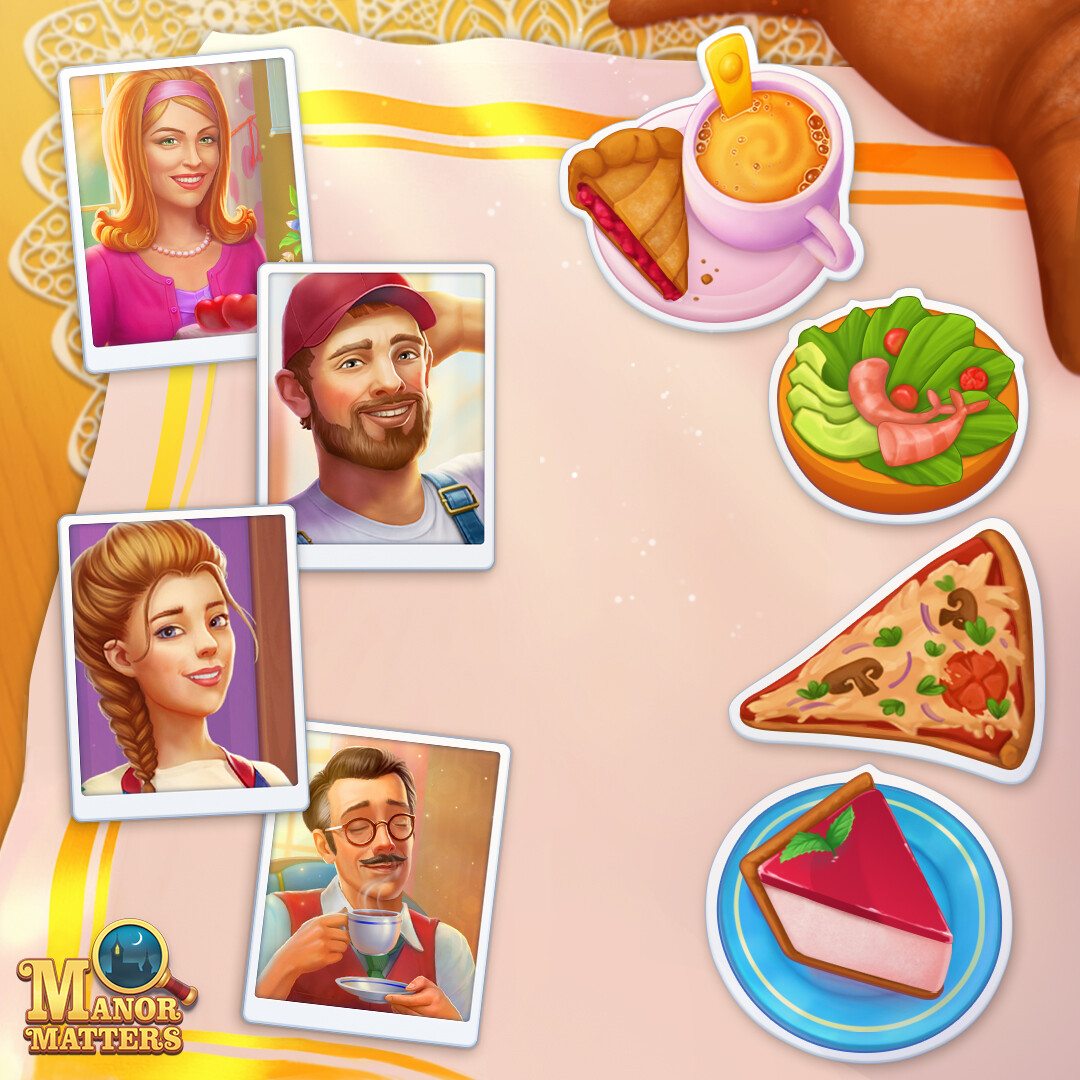 ArtStation - Fav food Manor Matters