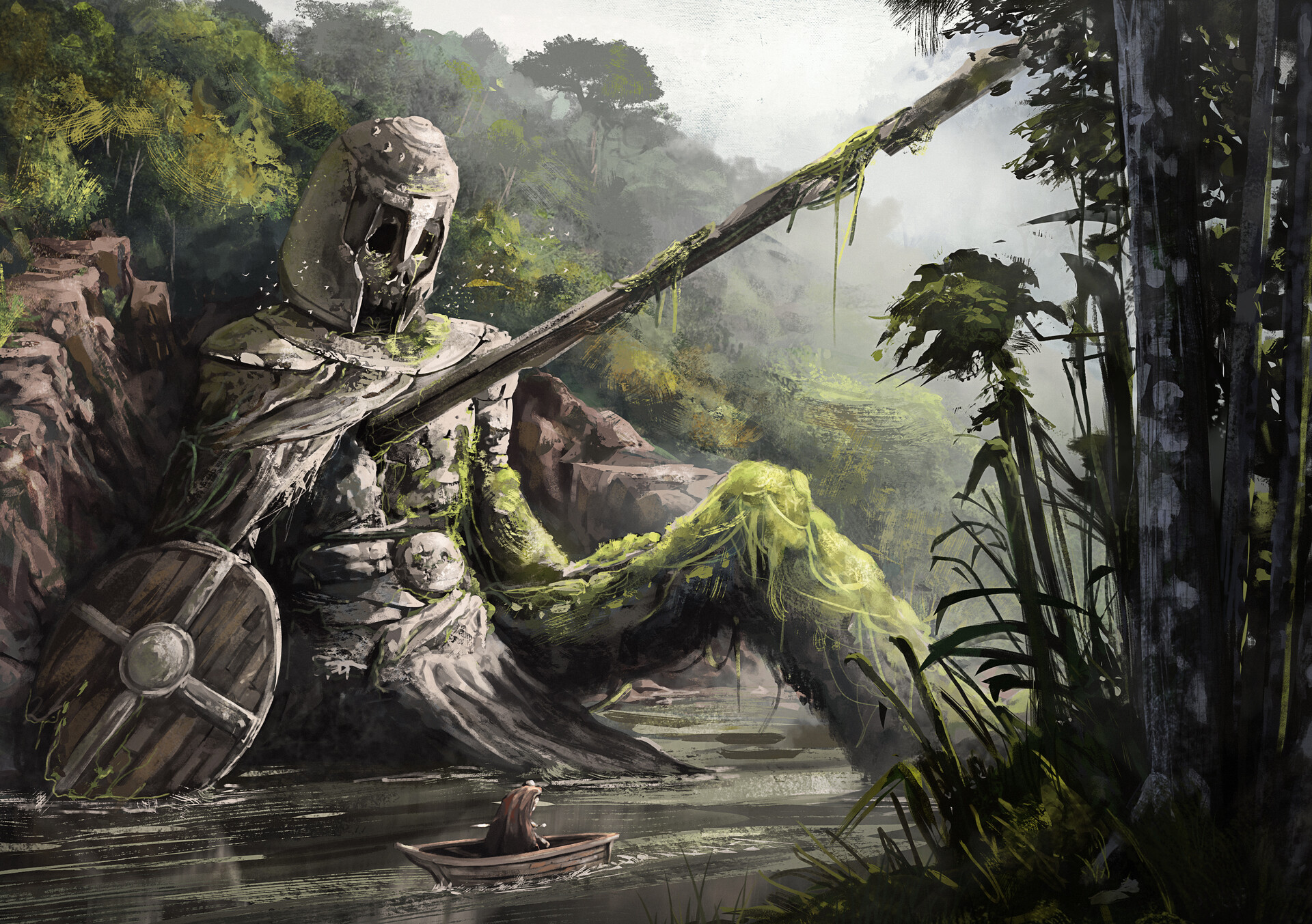 ArtStation - Environment Concept - Dead Giant