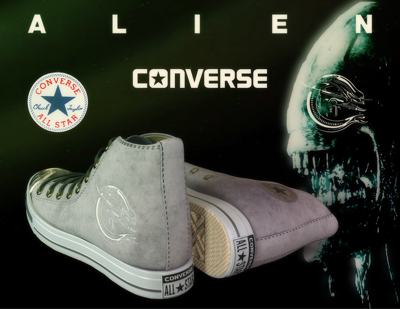 ArtStation - Converse: Alien Themed