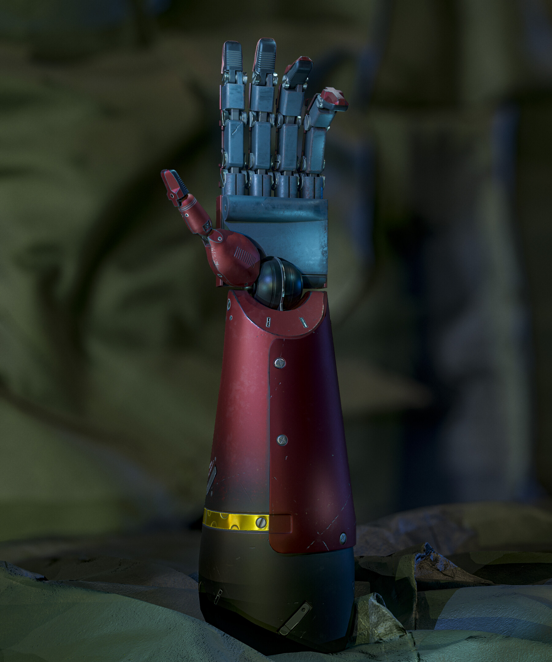 ArtStation - Venom Snake arm