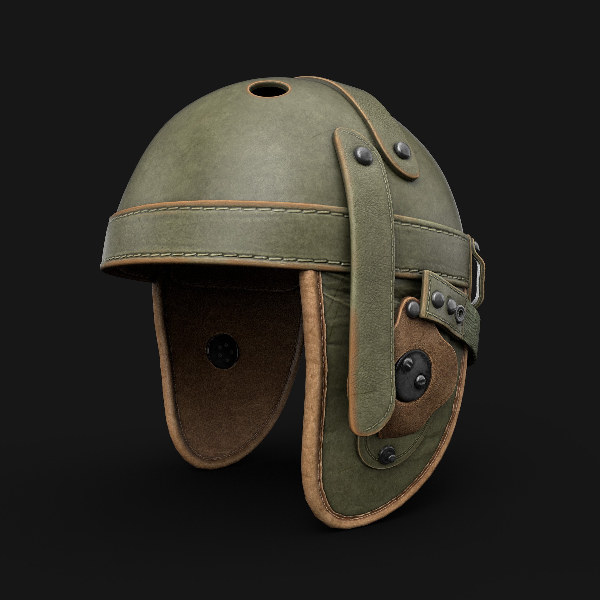 ArtStation - Tanker Helmet Real-Time