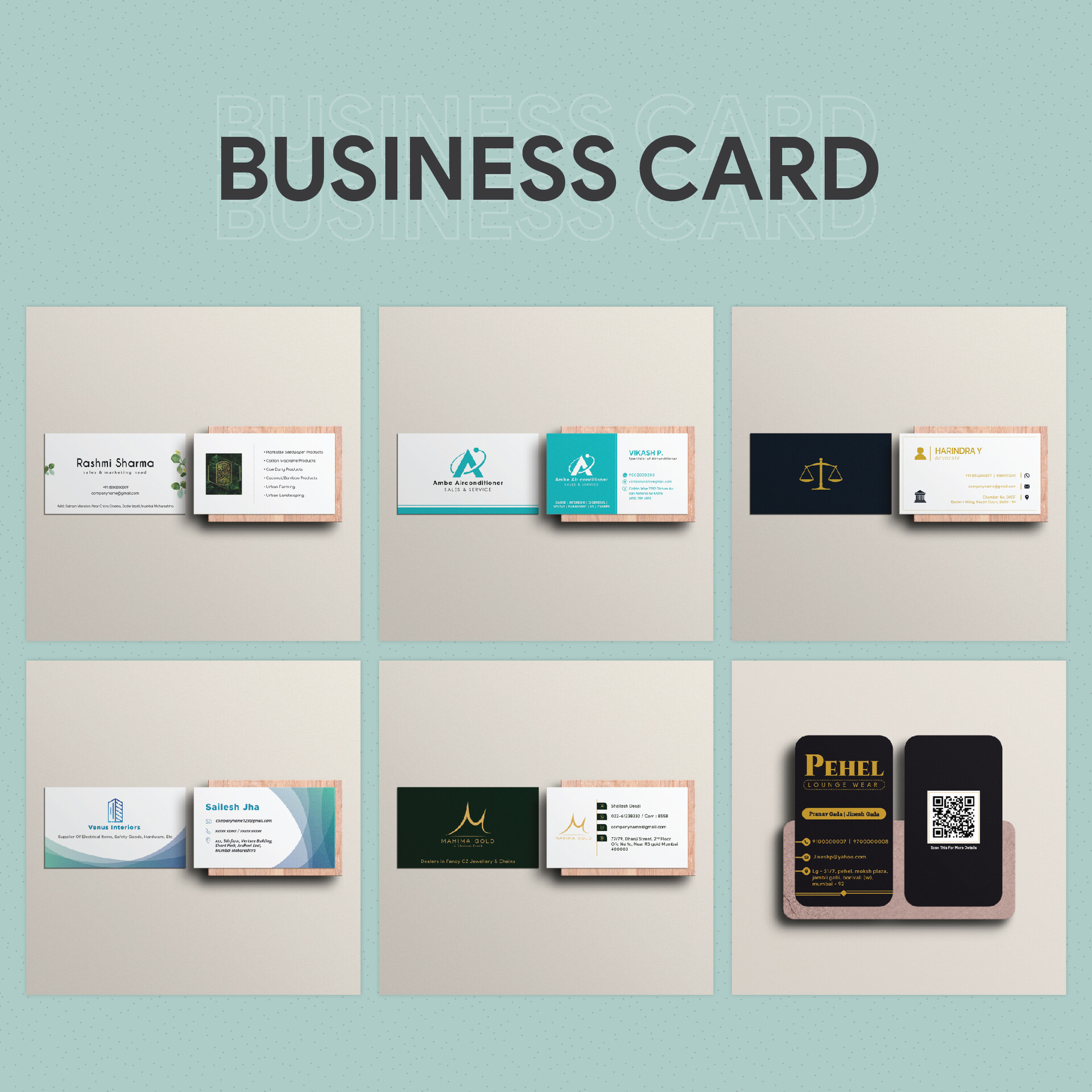 ArtStation - BUSINESS | VISITING CARD DESIGN | CLIENTS WORK