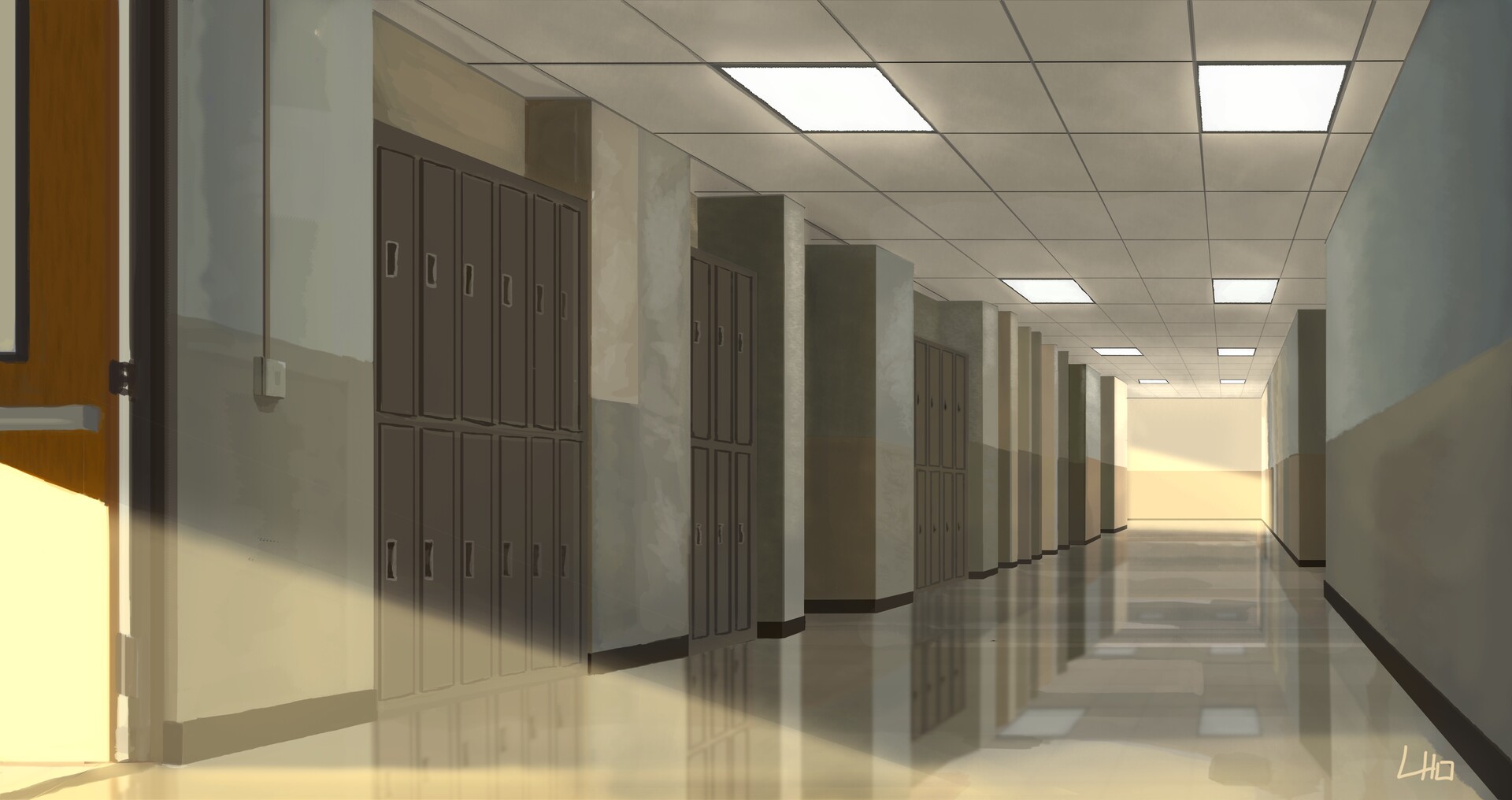 ArtStation - Hallway BG
