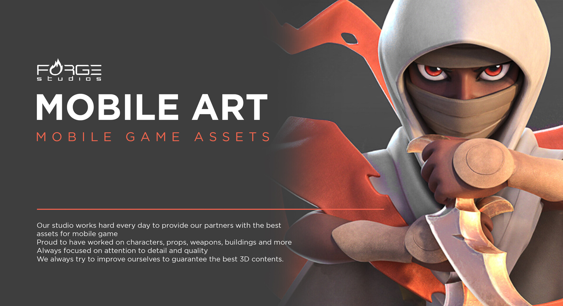 FORGE STUDIOS - Mobile Art Portfolio