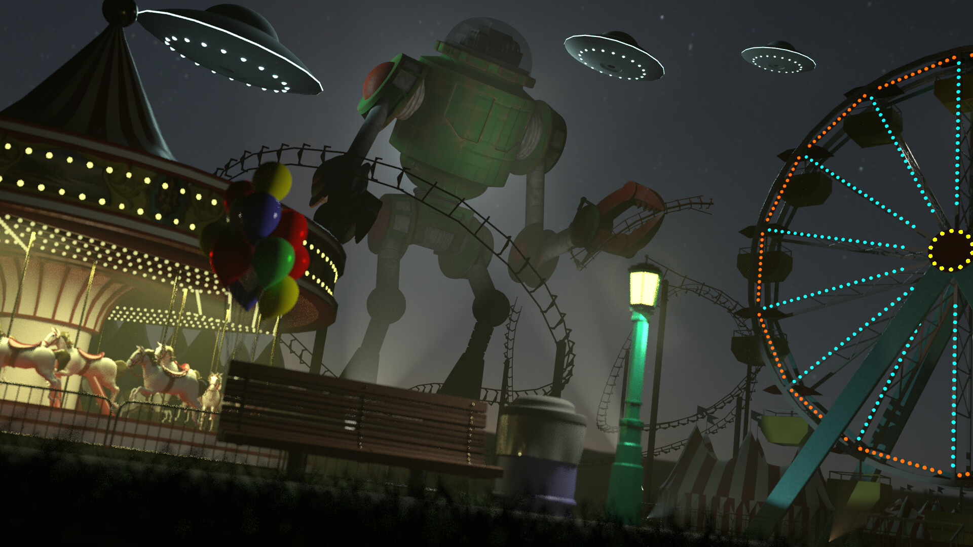 ArtStation - Carnival Attack