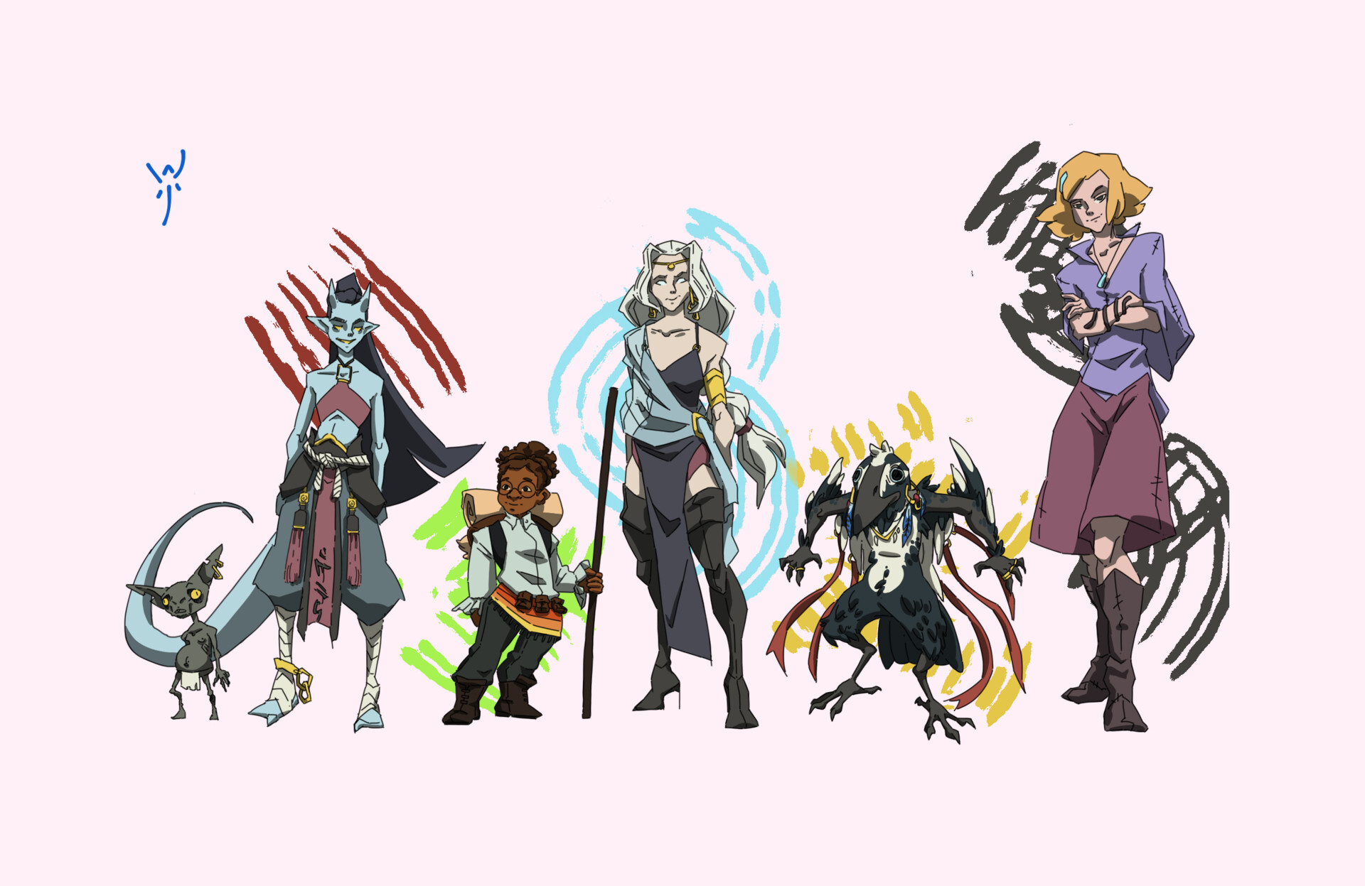 ArtStation - My D&D Squad