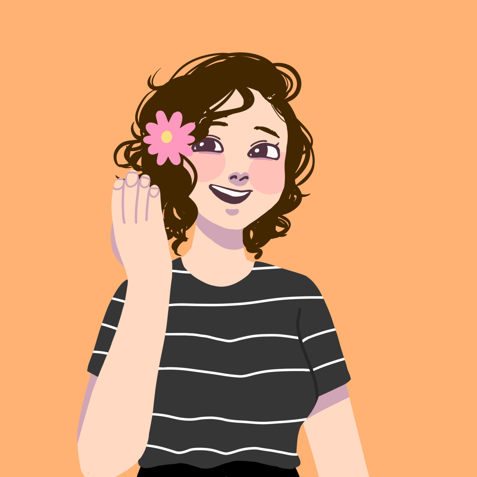 Victória Falcão - flat portrait