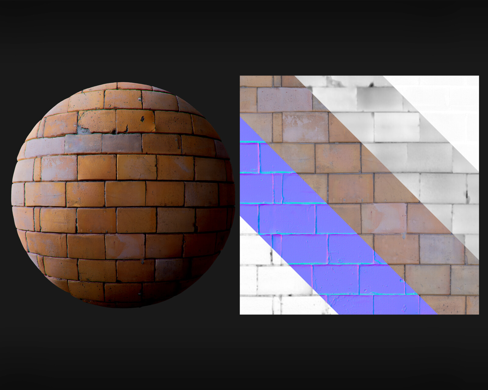 Mr Unity - Old Wall Tiles (8K PBR) Photogrammetry based
