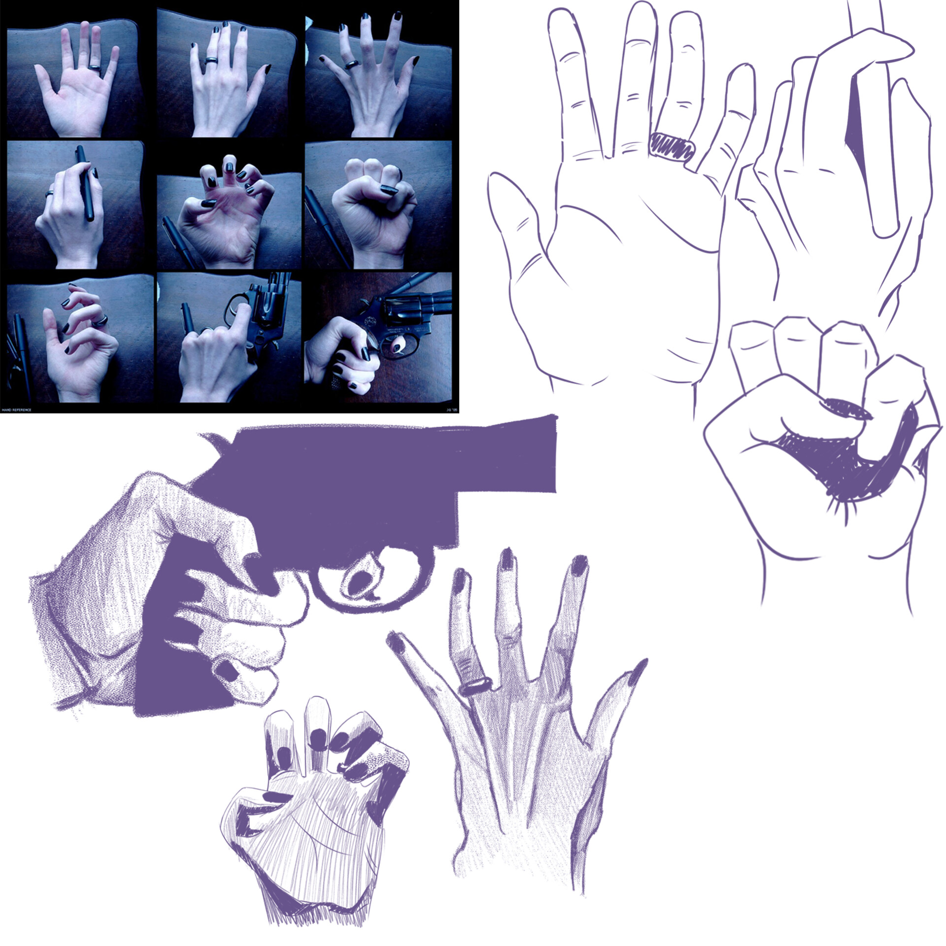 ArtStation - Hand Practice