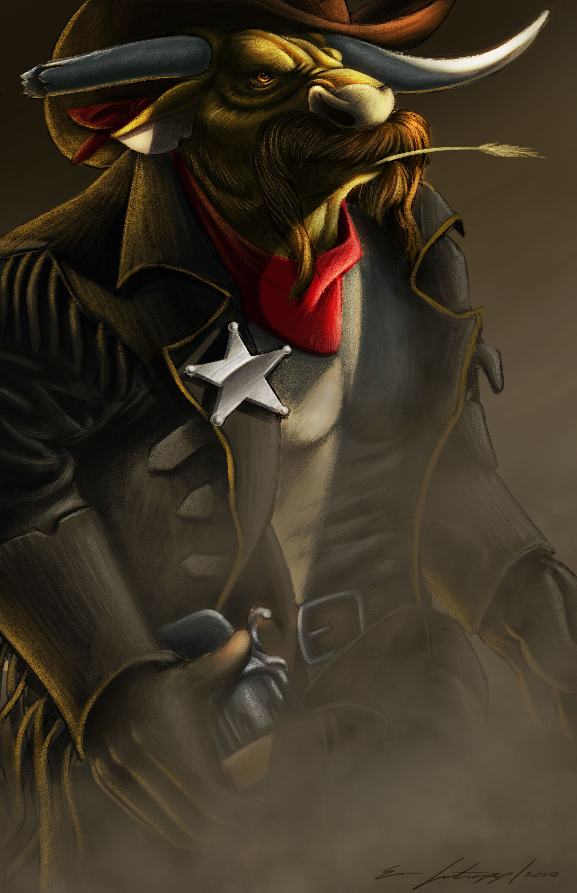 ArtStation - Bull Sheriff