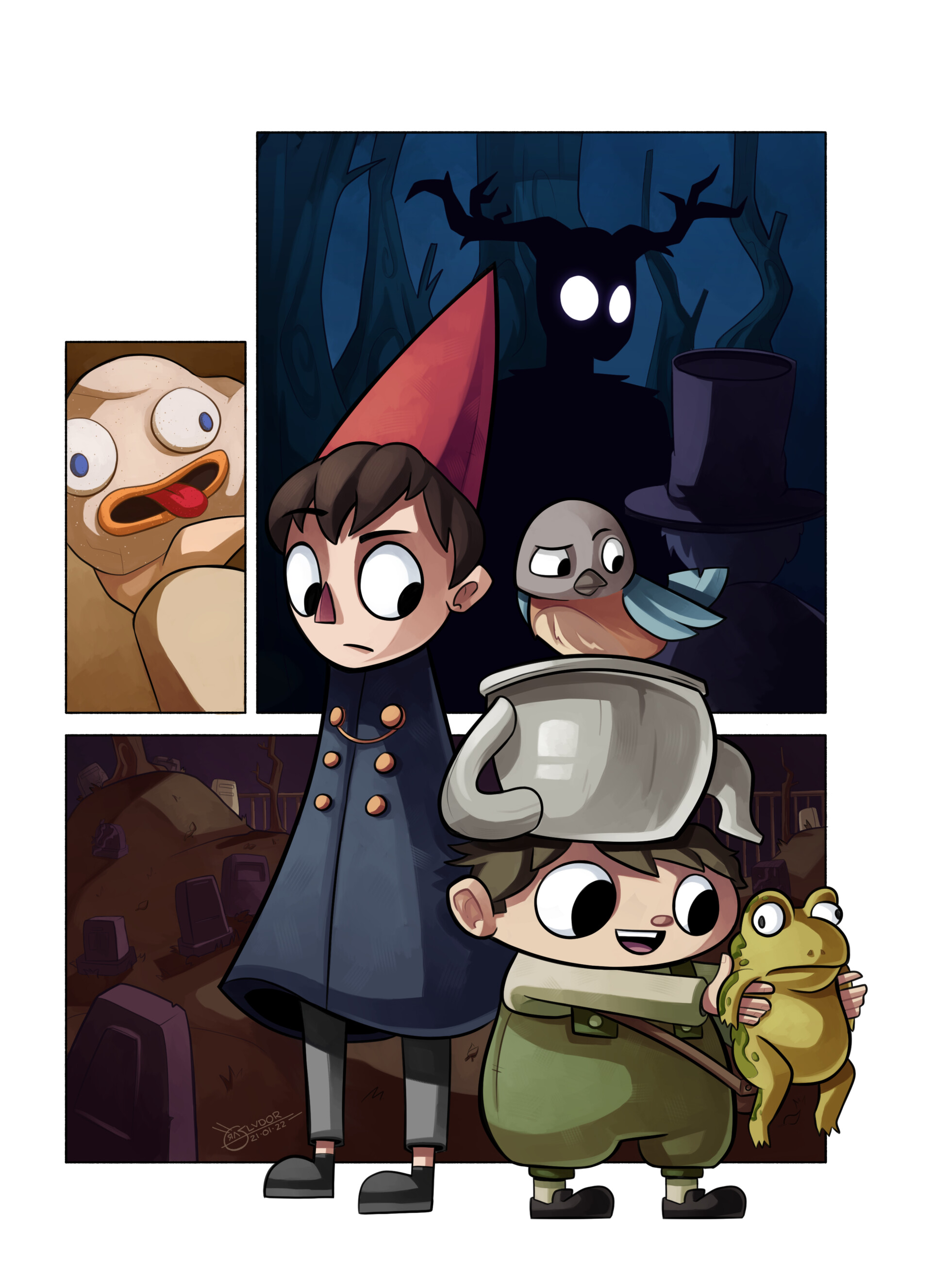 ArtStation - Over the garden wall - Fanart