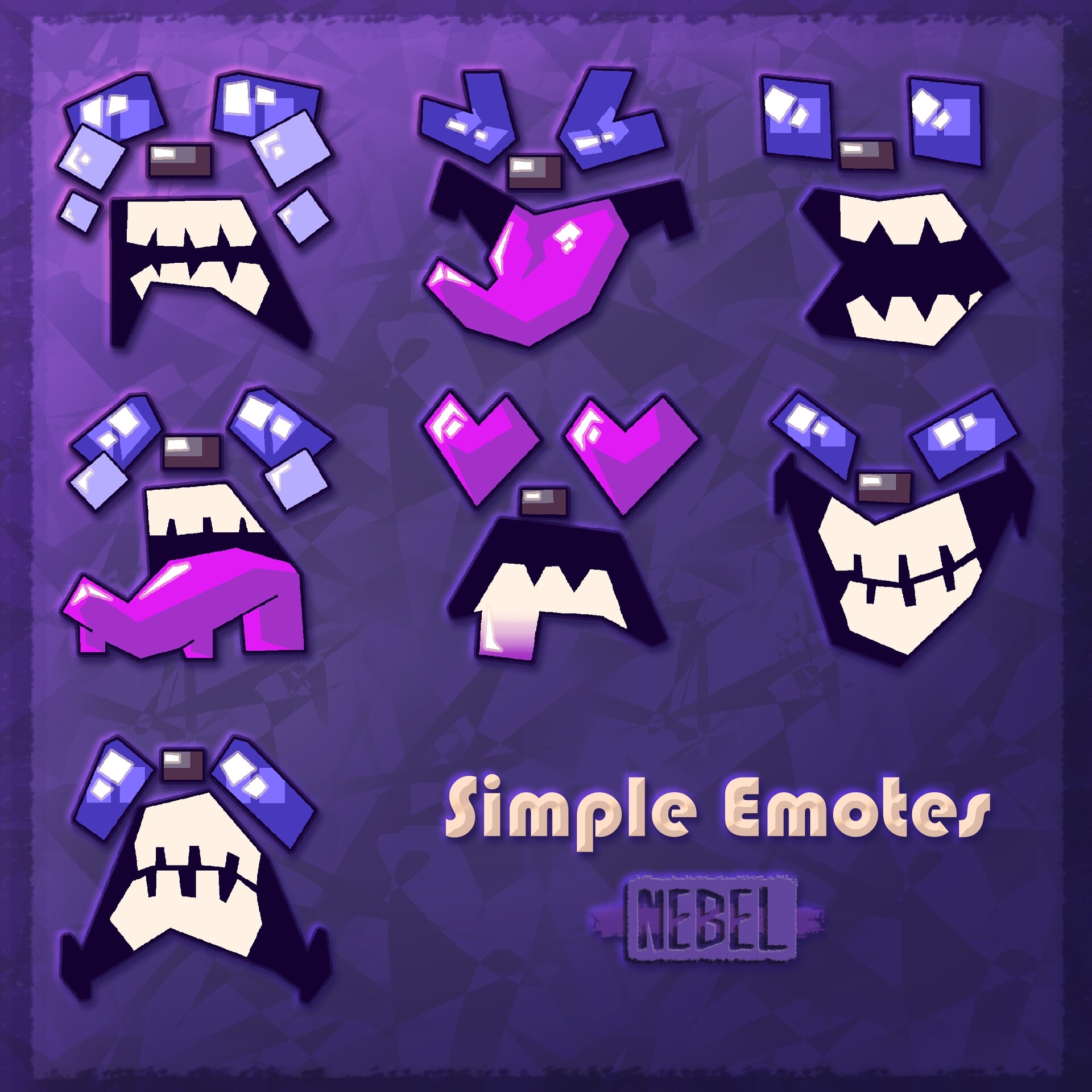 ArtStation - Simple Emote Portfolio 07/02/2022