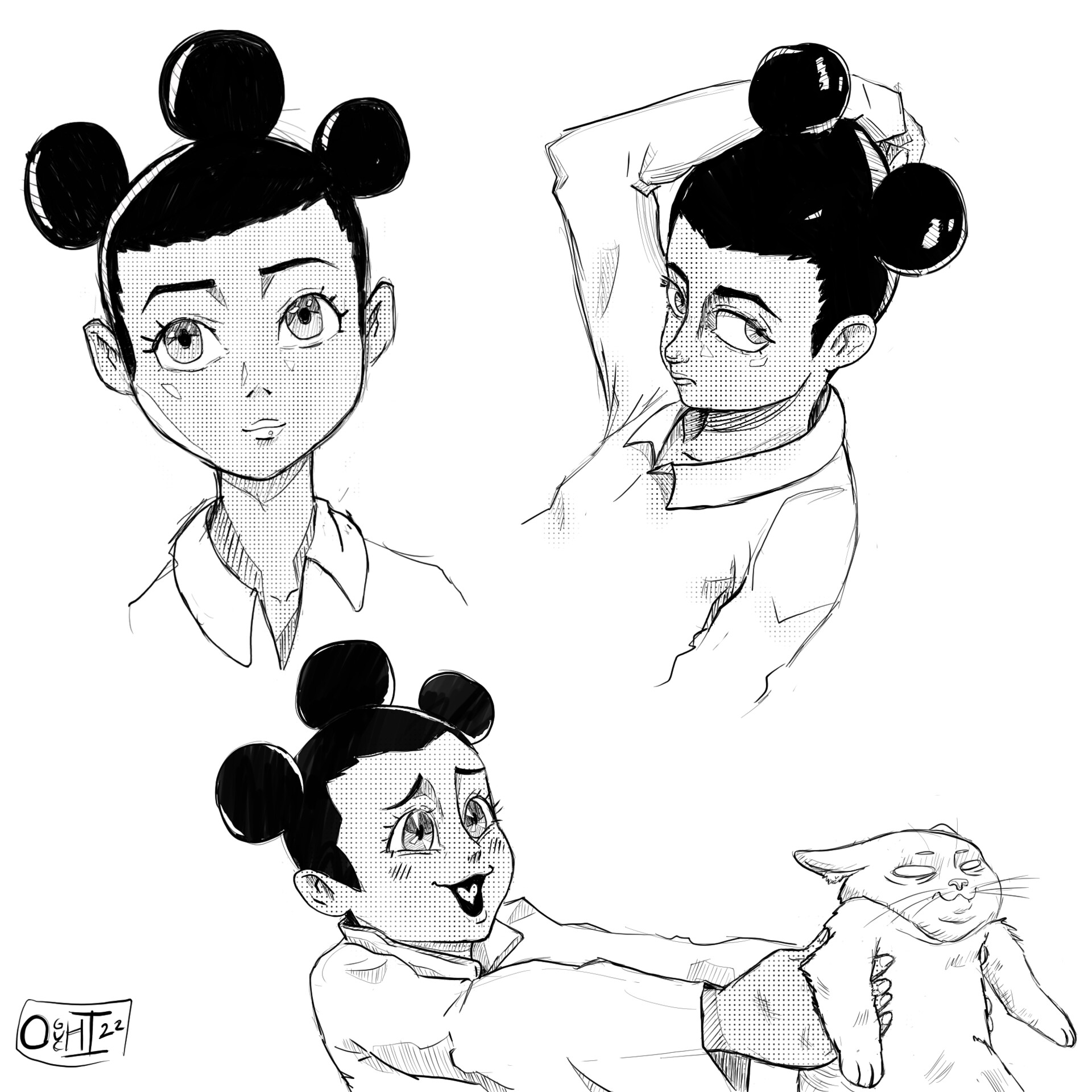 how to draw manga in krita