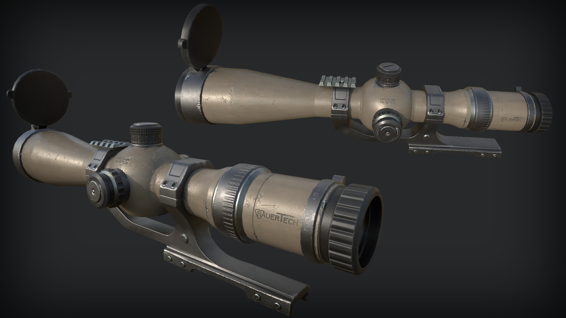ArtStation - Sniper Tactical Scope
