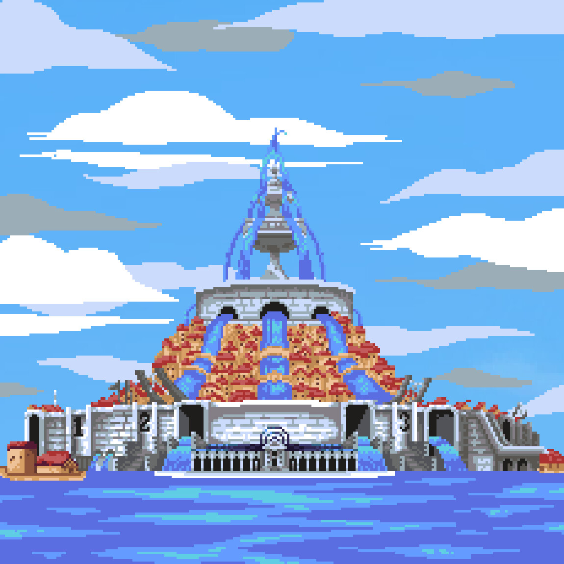 ArtStation - Water 7 Full BG Sprite