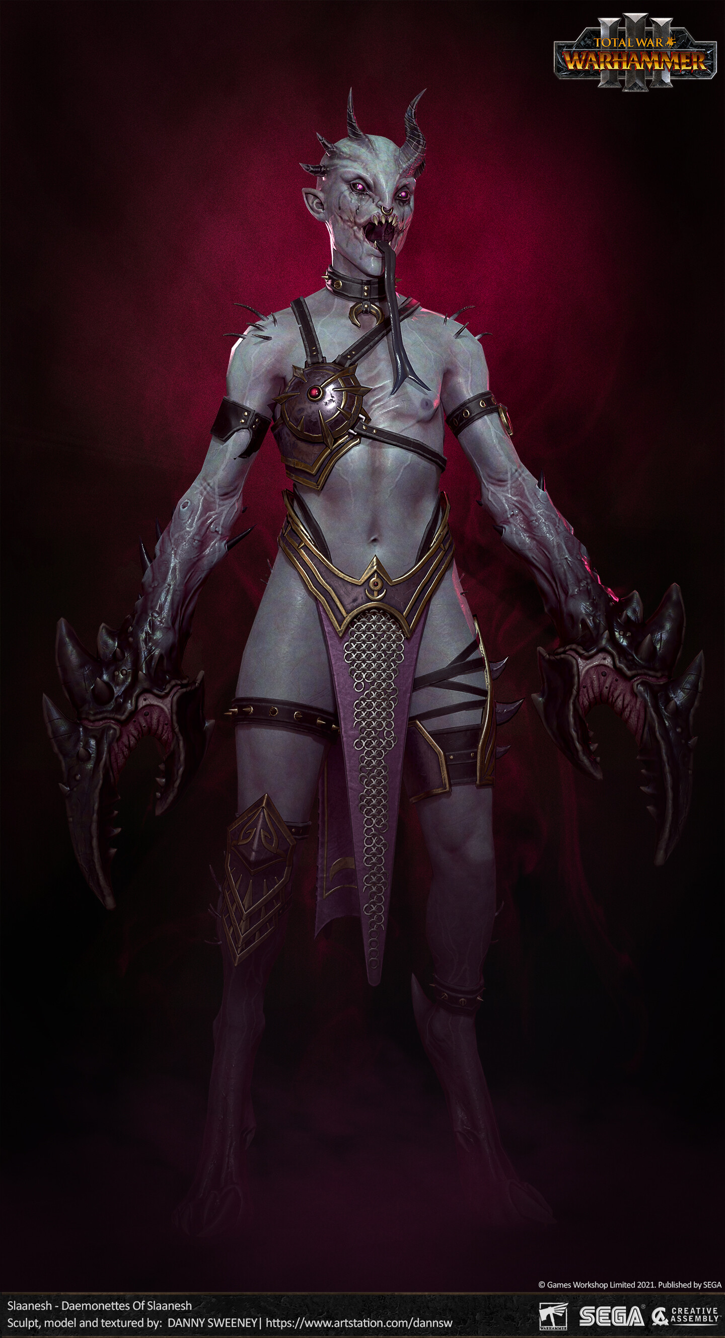 slaanesh daemonettes stl