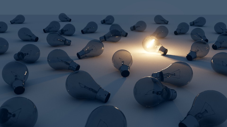 ArtStation - Light Bulb Scene