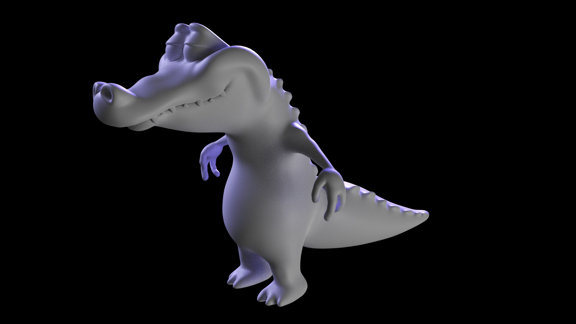 ArtStation - Crocodile 3D model