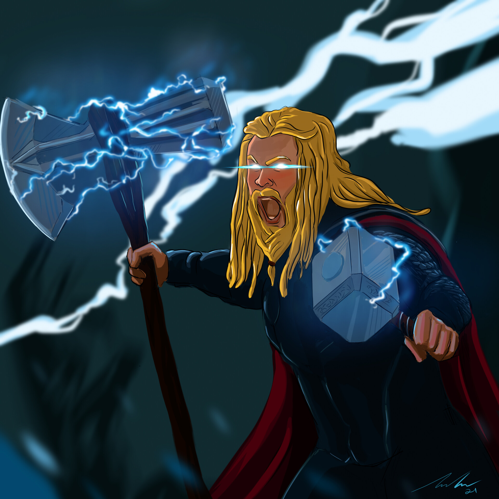 ArtStation - THOR Fan Art