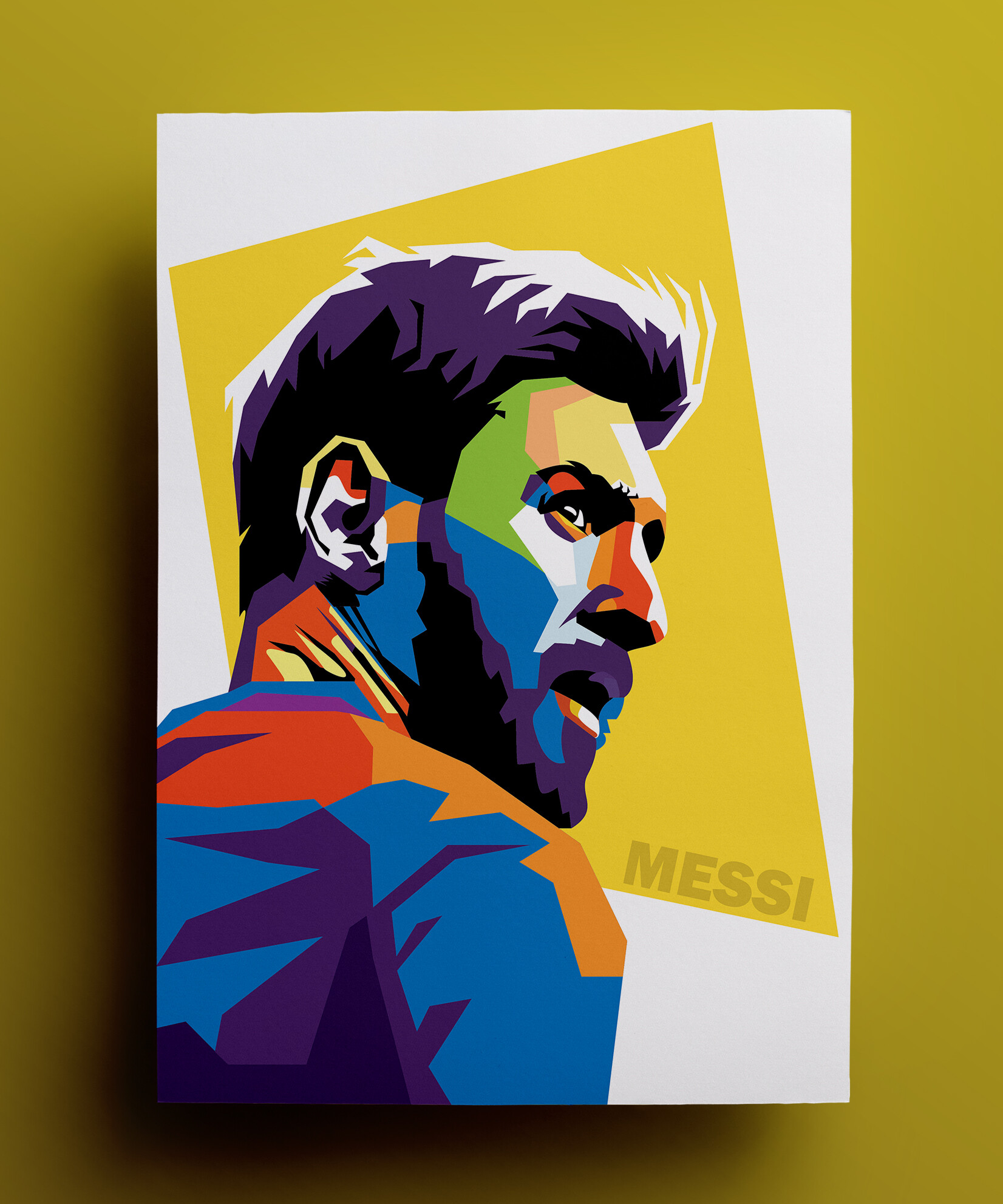ArtStation - WPAP ART (MESSI)