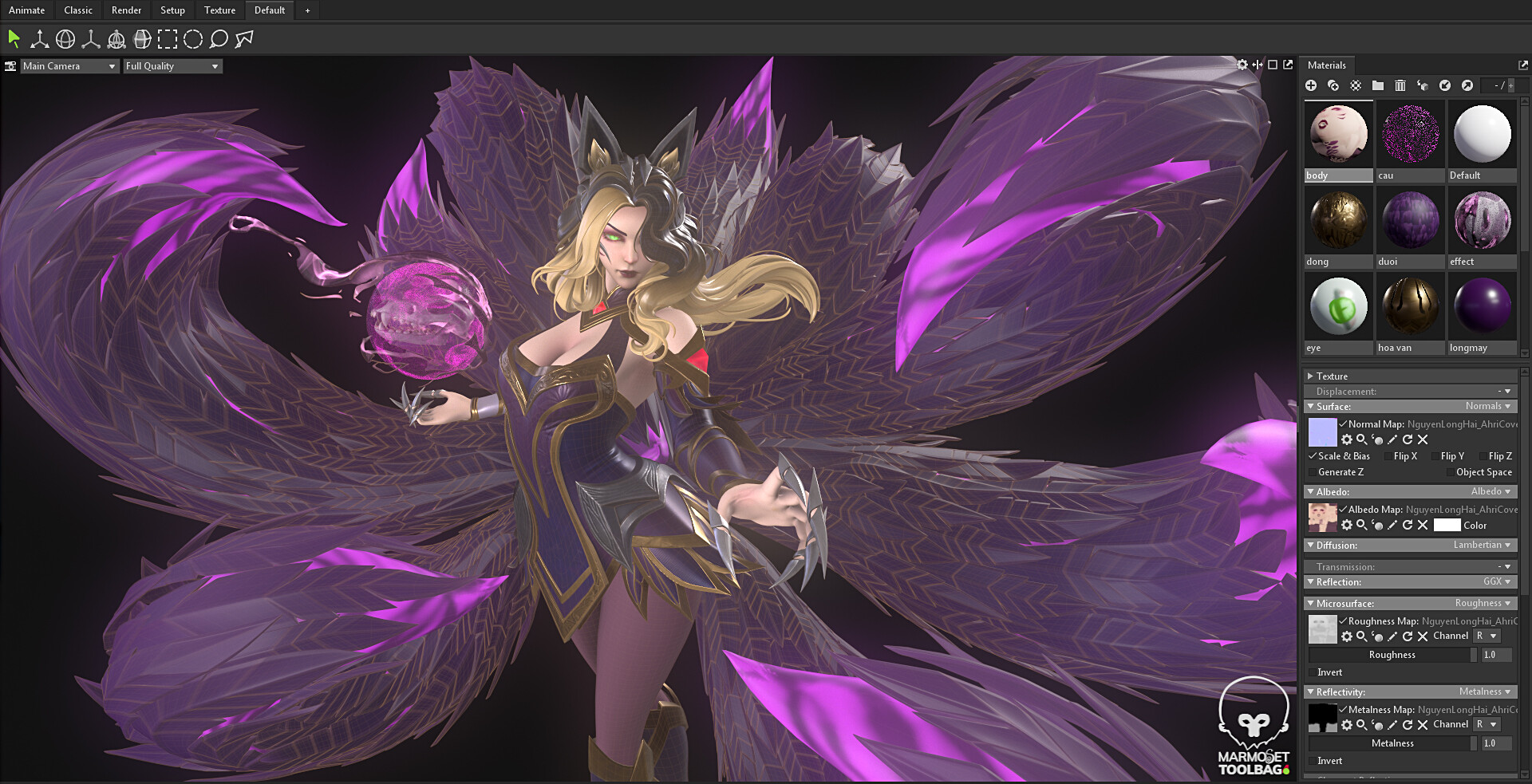 Diep Duong Van - Ahri Coven Splash